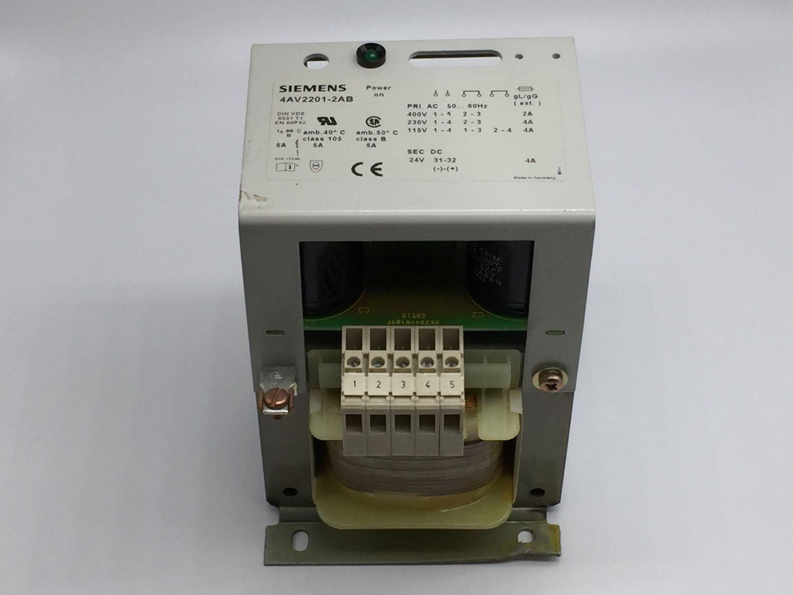 Siemens 4AV2201-2AB Rectifier Unit Single-Phase Power Supply