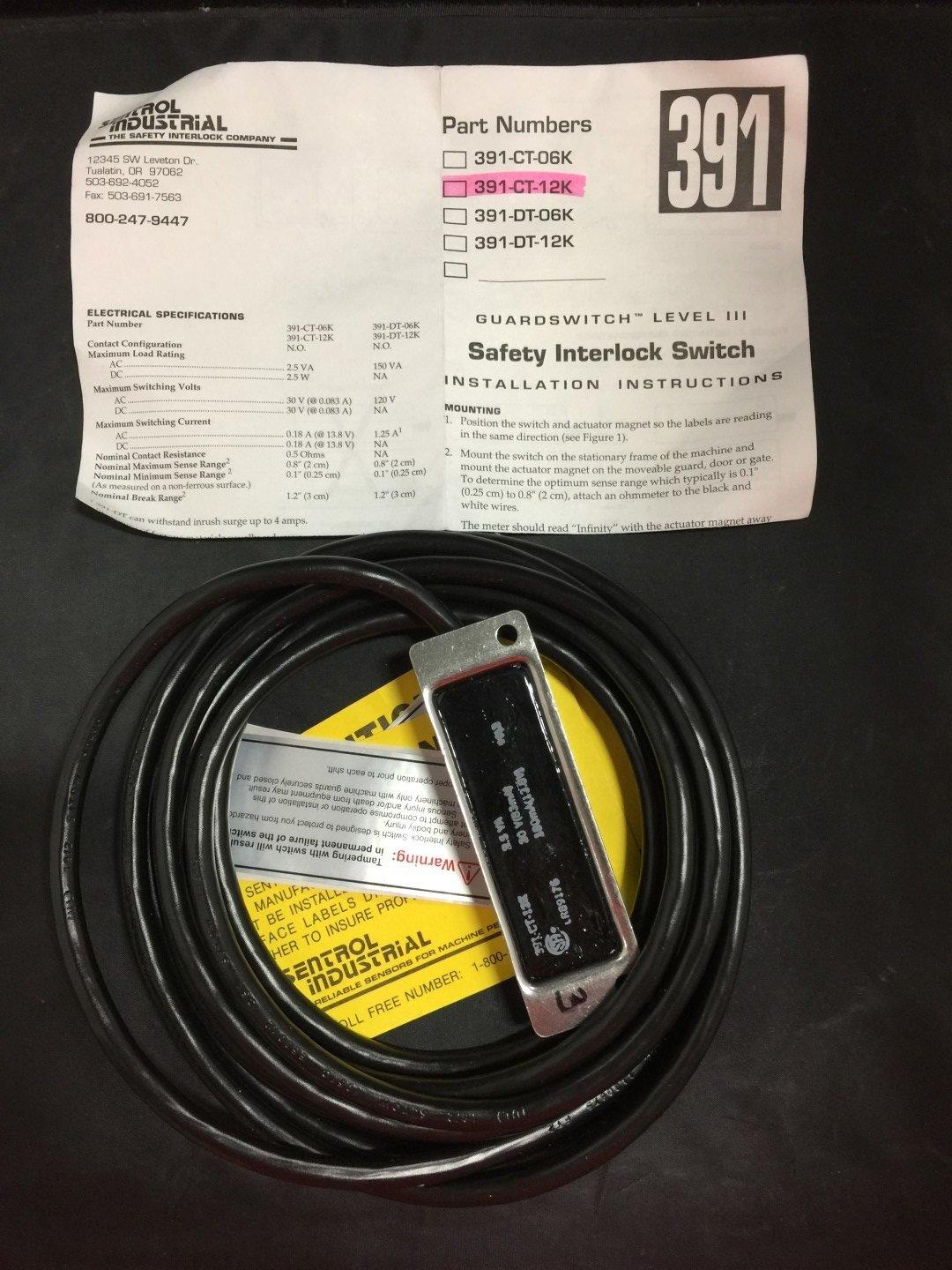 NEW 391-CT-12K SAFETY INTERLOCK SWITCH