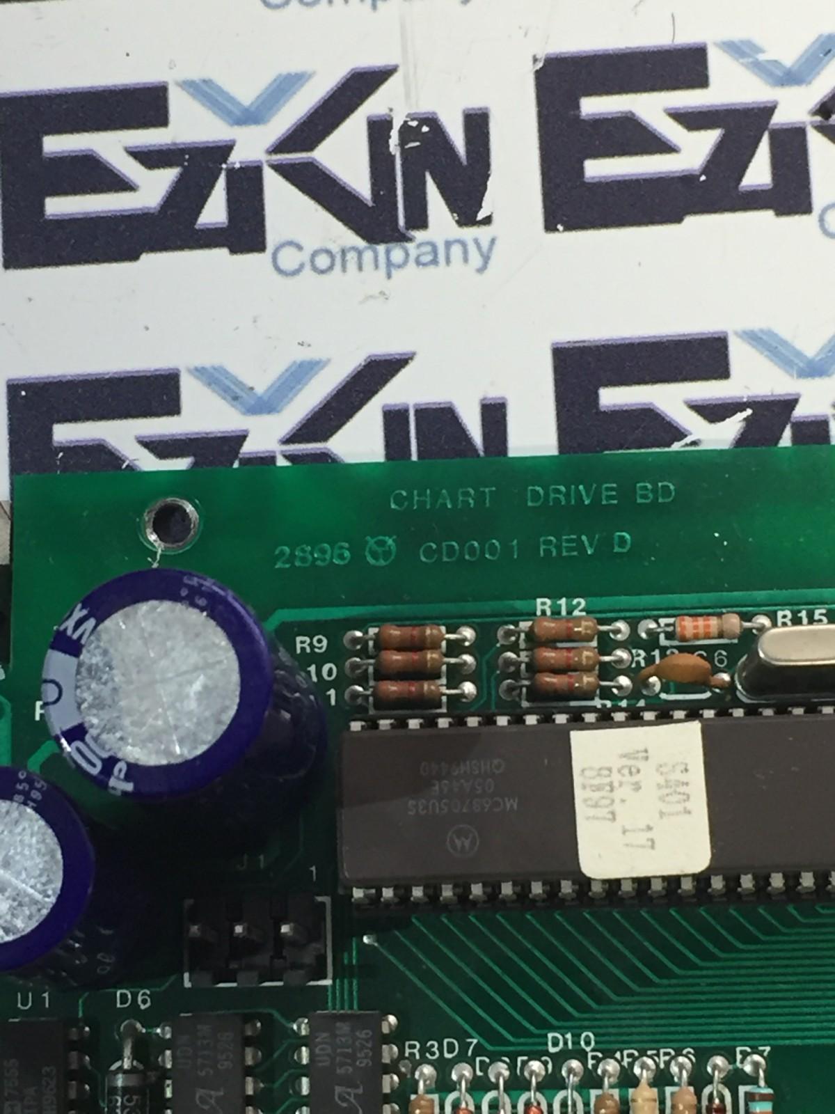 Spirotech 2896 CD001 REV.D Chart Drive Circuit Board