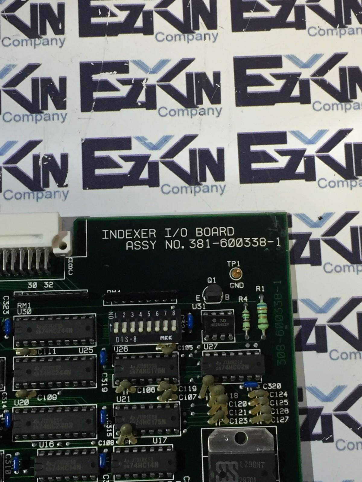 Tokyo Electron Tel 381-600338-1 Indexer I/O Circuit Board
