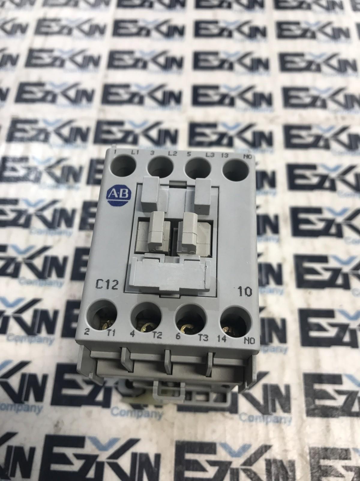 Allen-Bradley 100-C12*10 3-Pole Contactor, 600VAC 25Amp