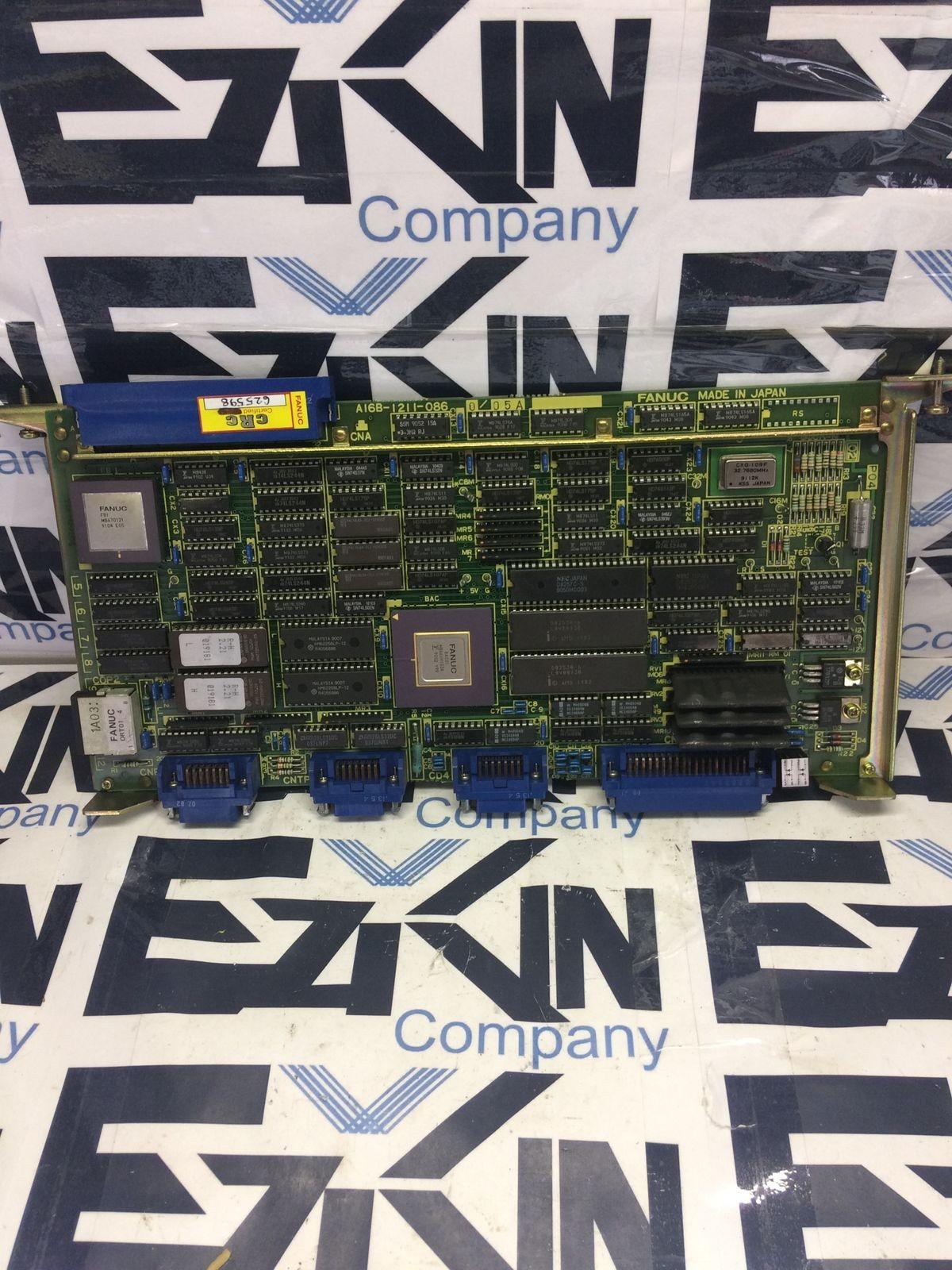 Fanuc A16B-1211-0860/05A CPU Memory Control Circuit Board