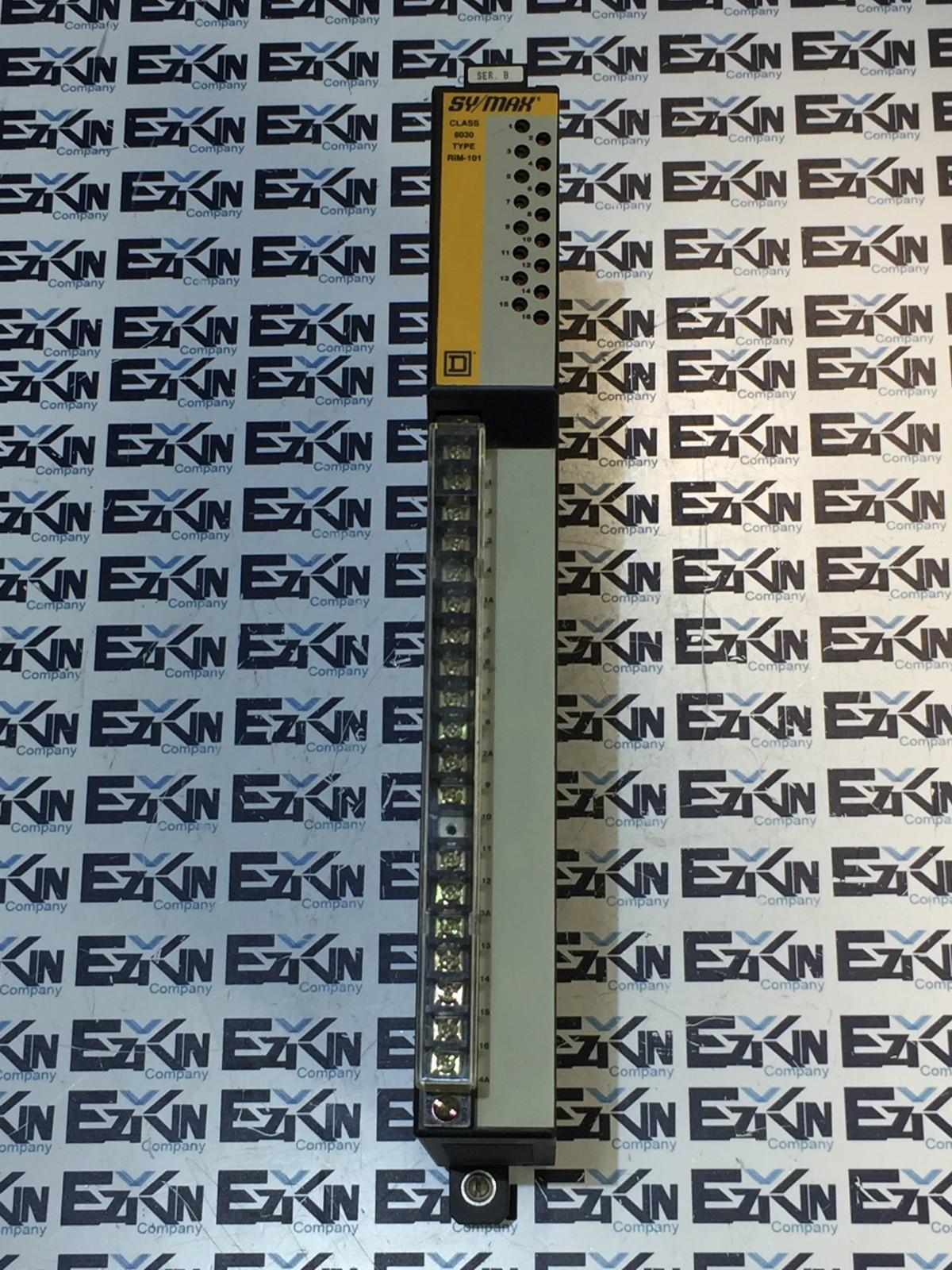 Square D RIM-101 SER.B Class 8030 SY/MAX Input Module 16-Channel