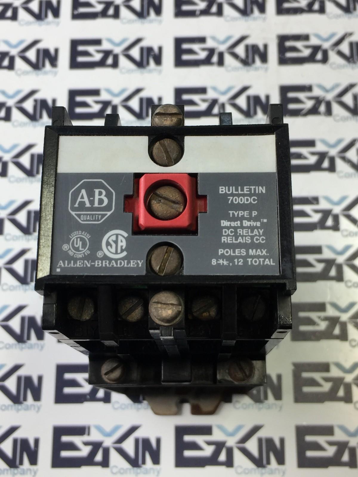 Allen-Bradley 700DC-P800Z24 SER.A Direct Drive™ DC Relay 24VDC Coil ...