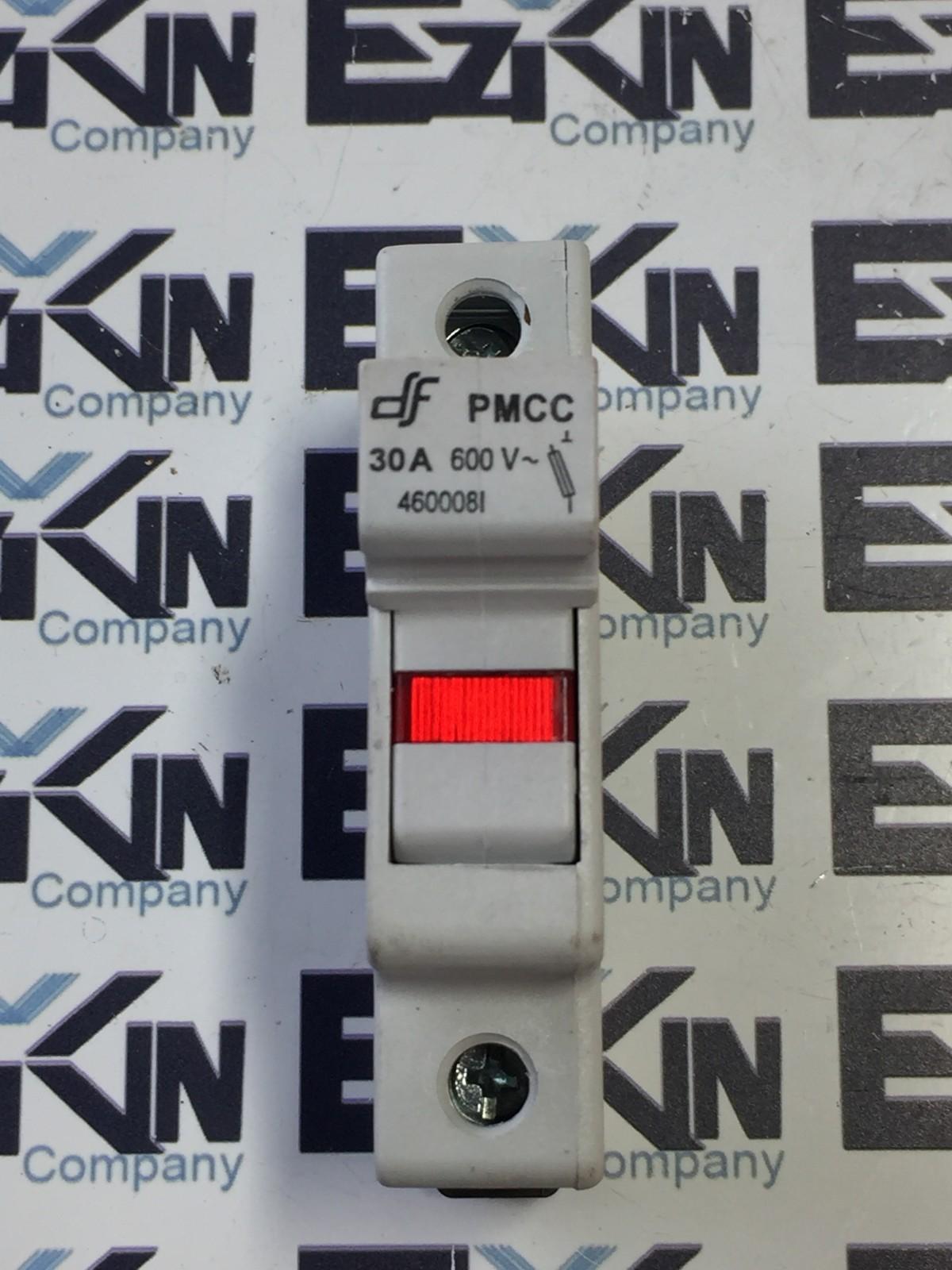 DF PMCC 460008I 1-Pole Fuse Holder, 30Amp 600V Class CC