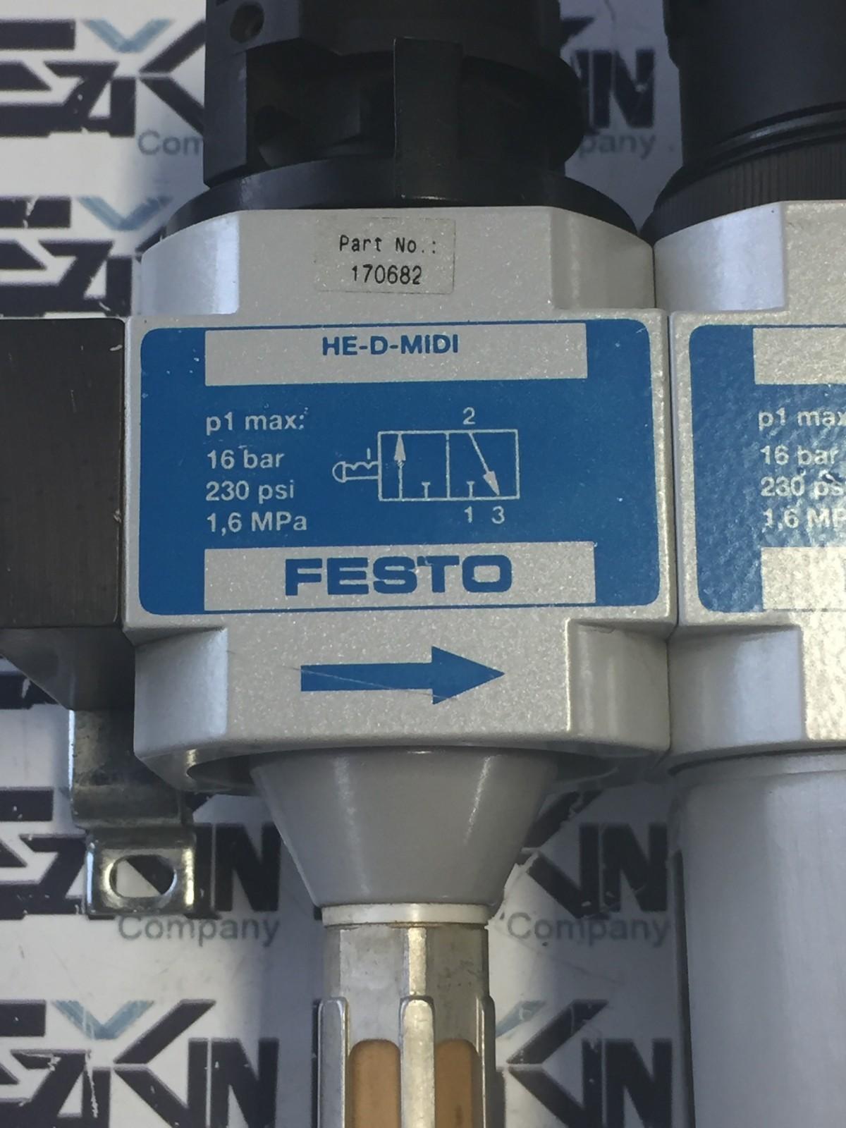 Festo LFR-D-MIDI Pneumatic Preparation Assembly