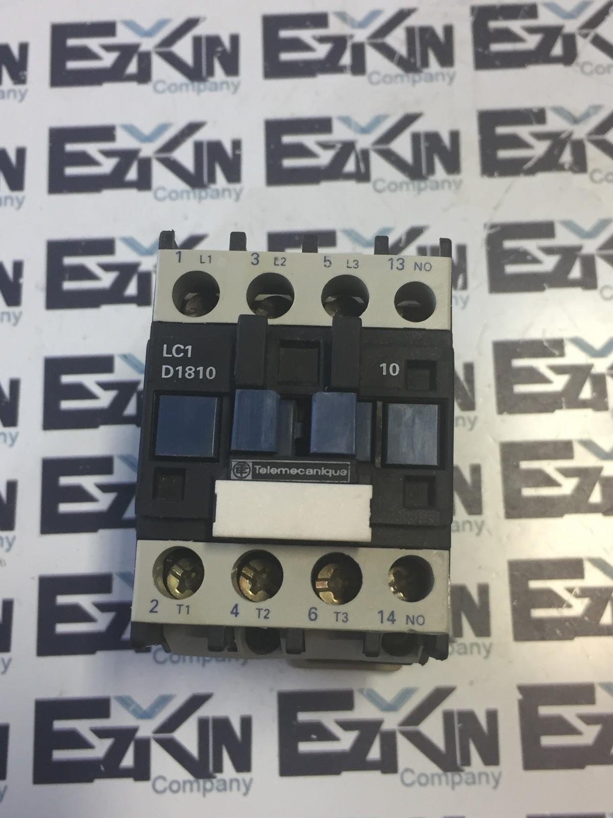 TELEMECANIQUE LC1D1810 CONTACTOR 208V COIL