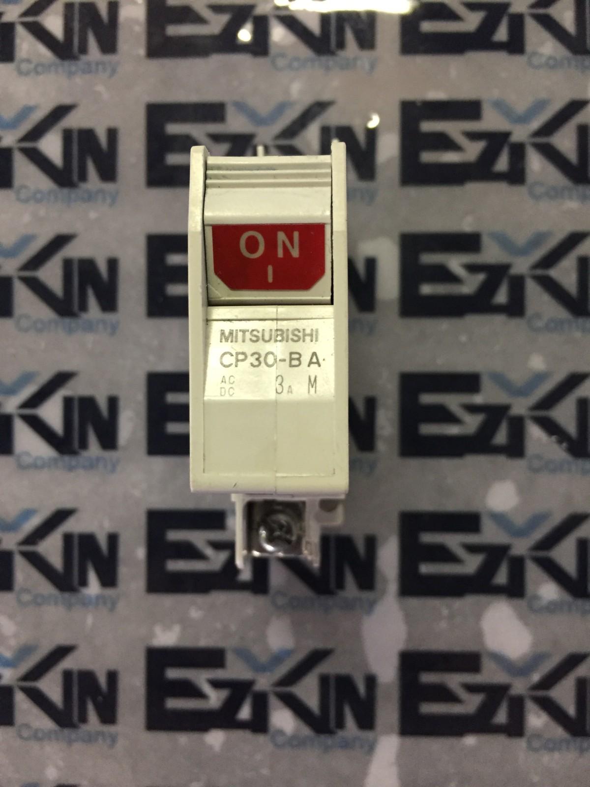 Mitsubishi Electric CP30-BA 3A 1-Pole Circuit Breaker, 250VAC/60VDC 3A