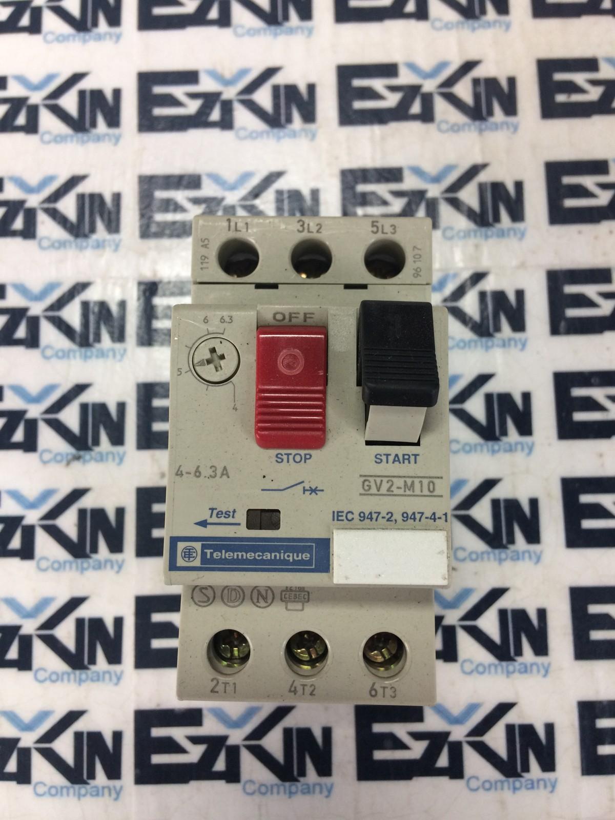 Telemecanique GV2-M10 Manual Motor Starter-Protector 4-6.3A