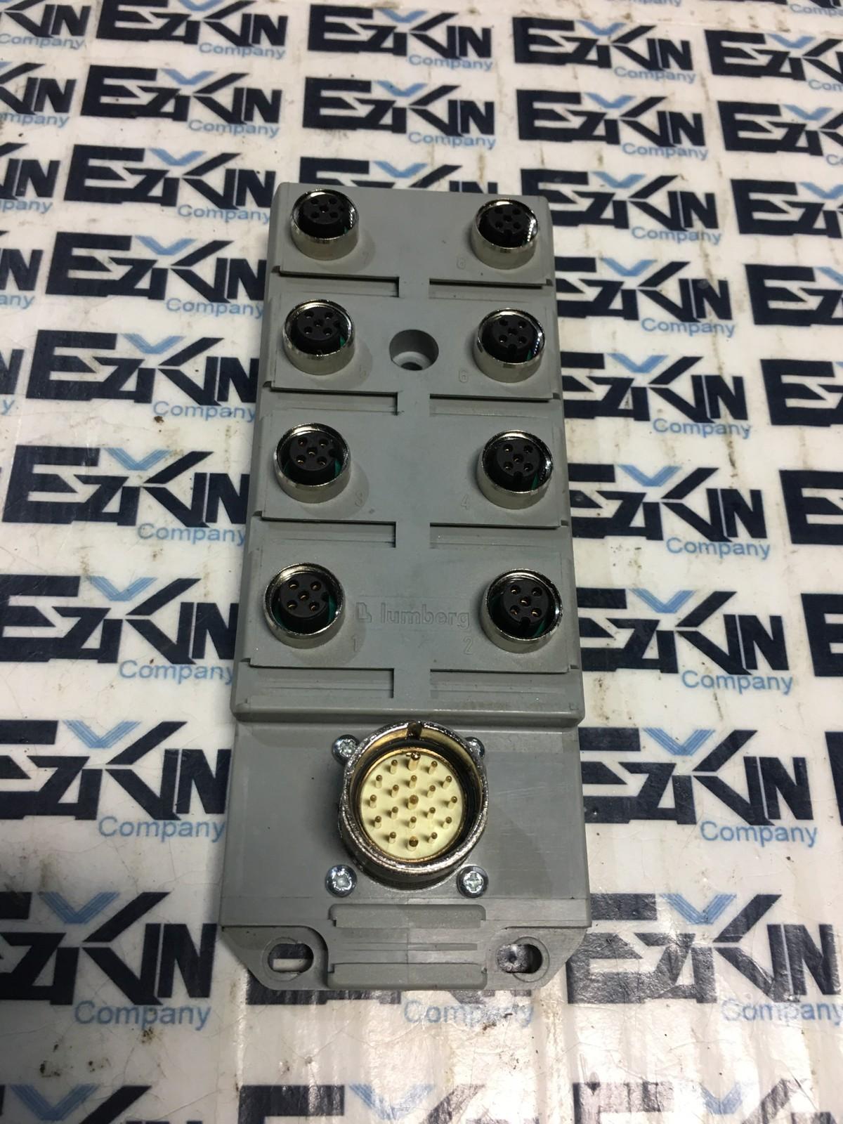 Lumberg ASBSV8-5 M12 Micro Actuator/Sensor Distribution Box, 8-Ports