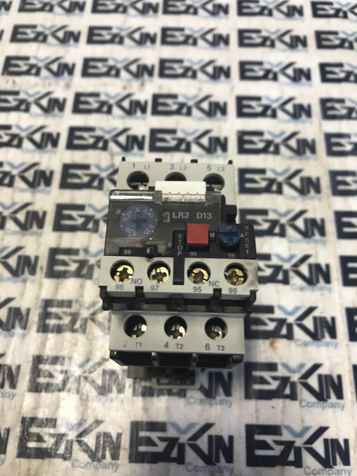 Telemecanique LR2 D1303 Overload Relay, 600V Range 0.25-0.40A