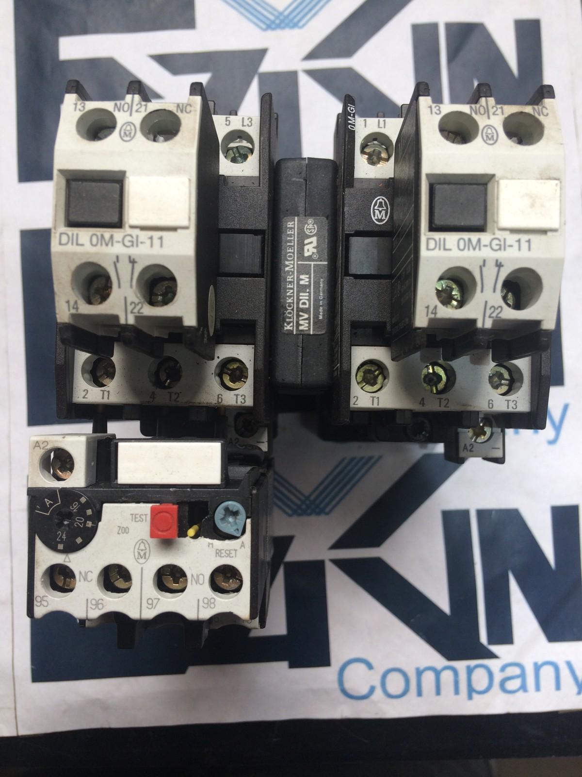 Klochner Moeller DIL0M-GI-11/MV DIL M /Z00-24 Contactor Assembly with ...
