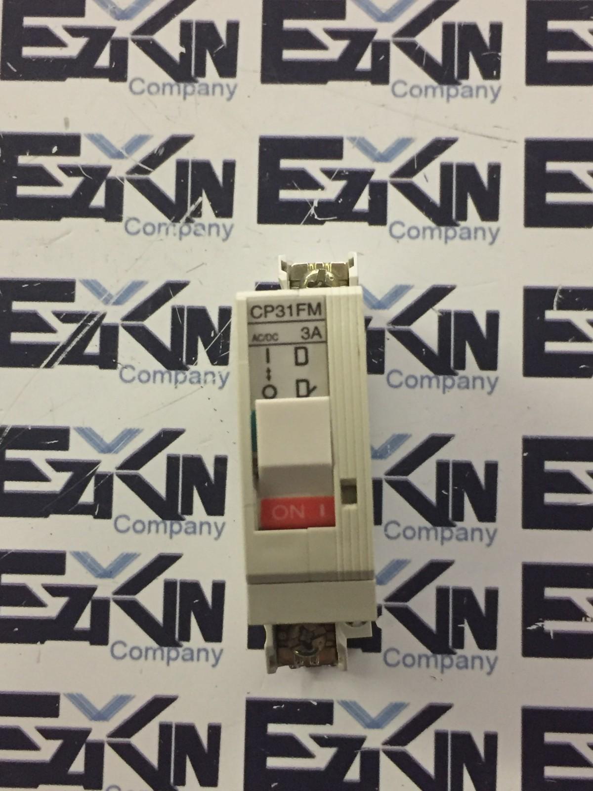 Fuji Electric CP31FM/3 1-Pole Circuit Protector 220VAC/125VDC 3Amp