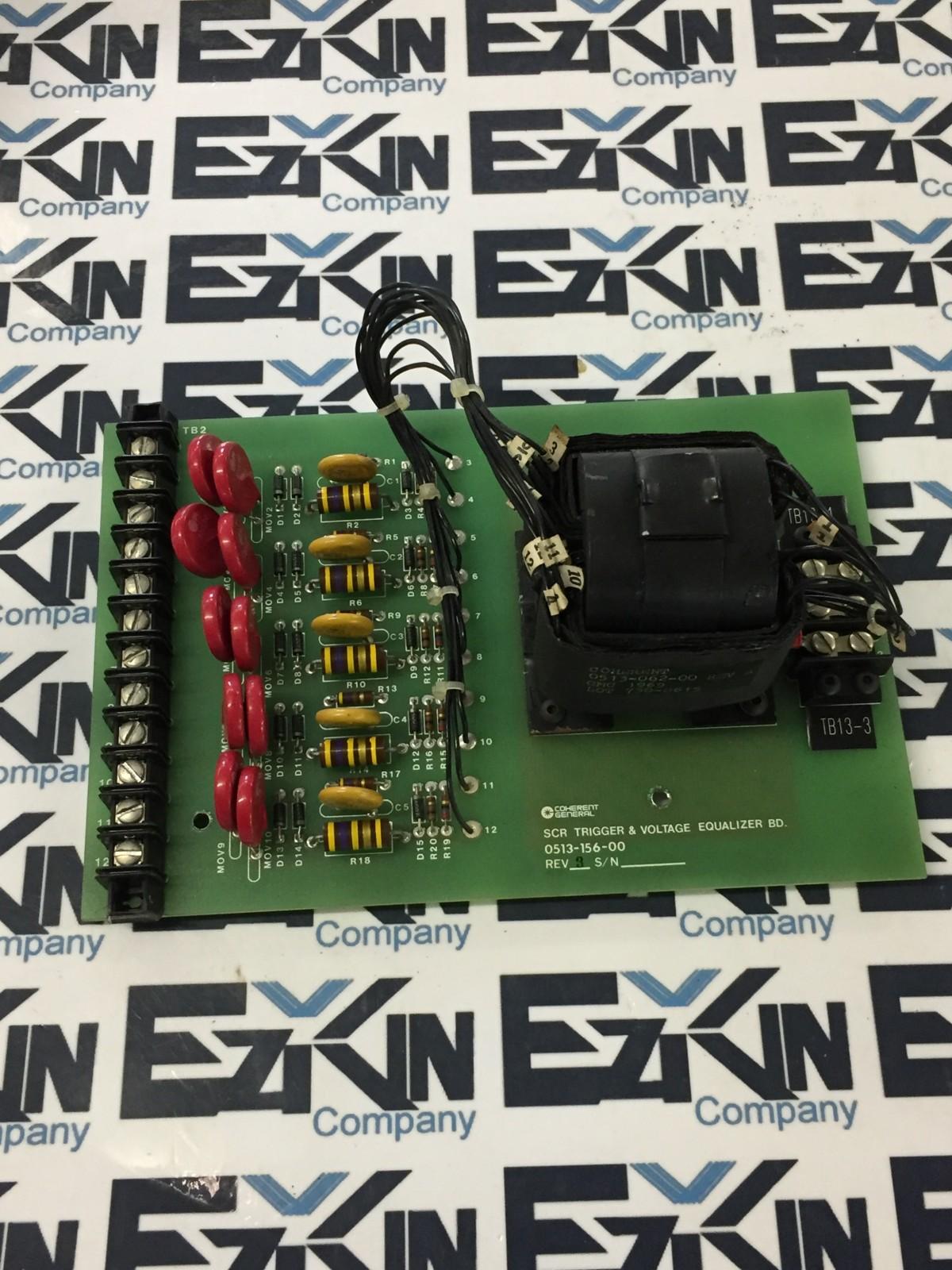 Coherent General 0513-156-00 REV.3 SCR Trigger & Voltage Equalizer Board
