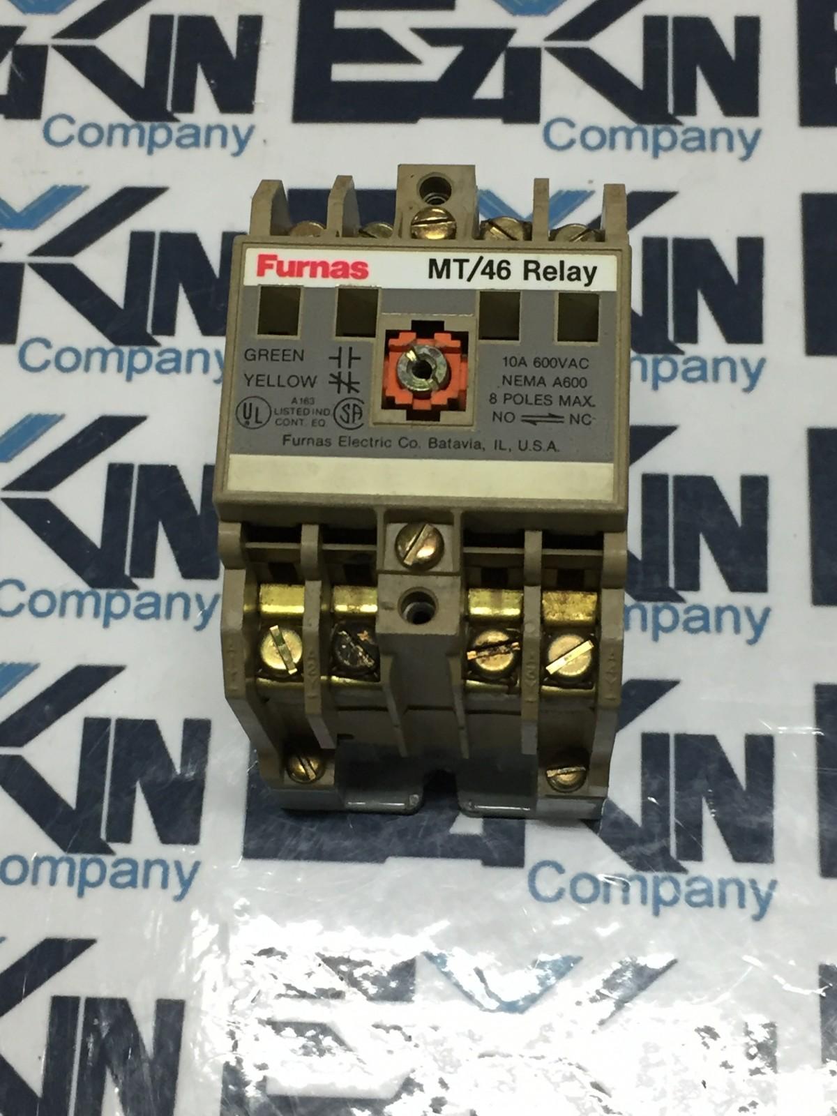 Furnas MT/46 Control Relay 600V 10A 46MT40F