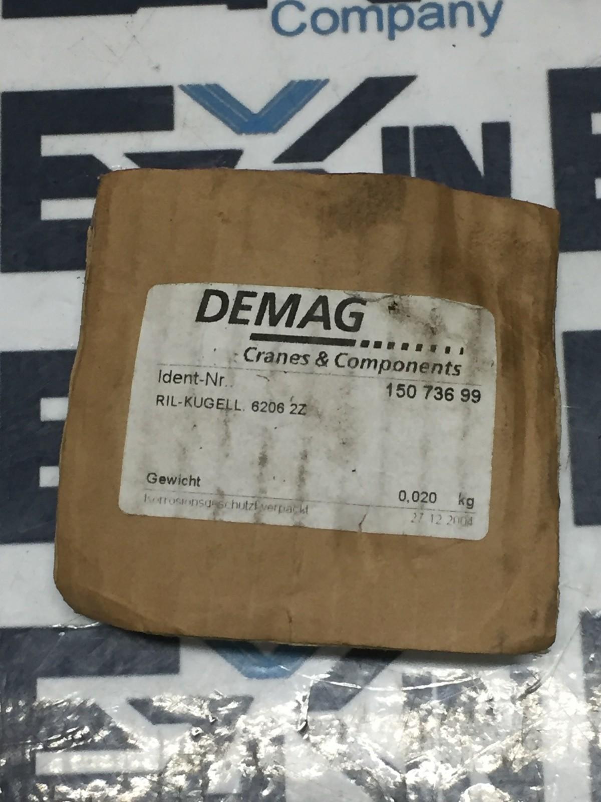 Demag RIL-KUGELL 6206 2Z Bearing Cranes Components