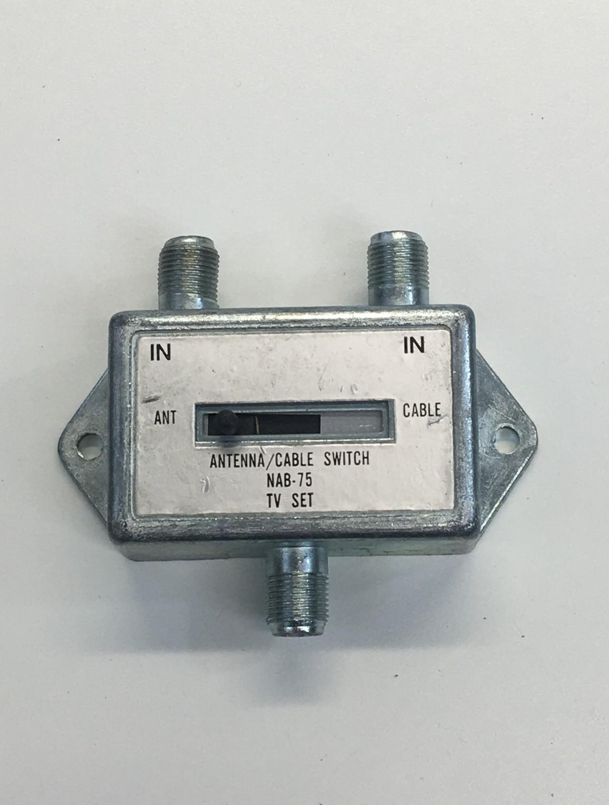 Genuine NAB-75 TV SET Antenna/Cable Switch