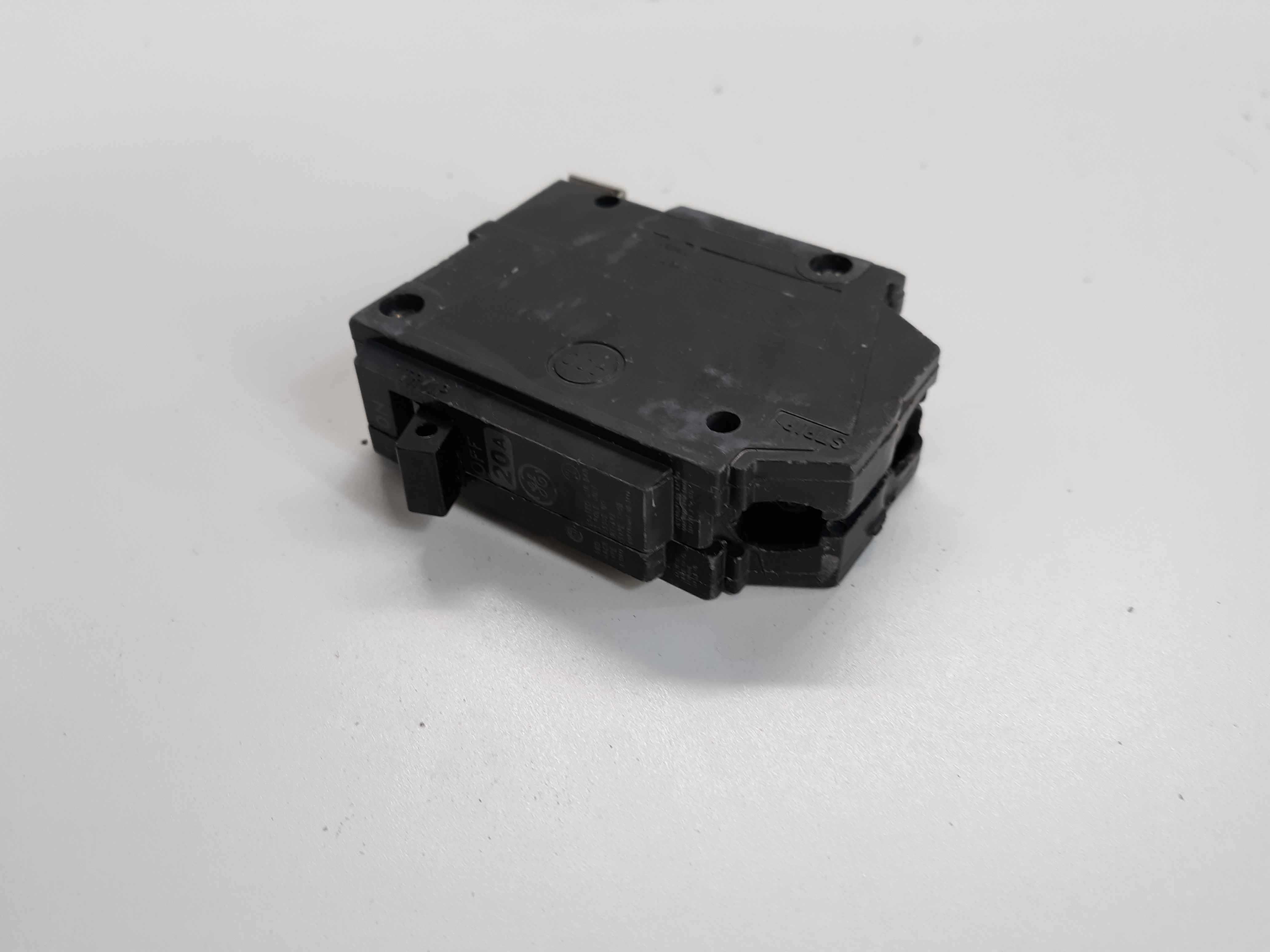 General Electric THQB 1-Pole Circuit Breaker, 120/240VAC 20Amp