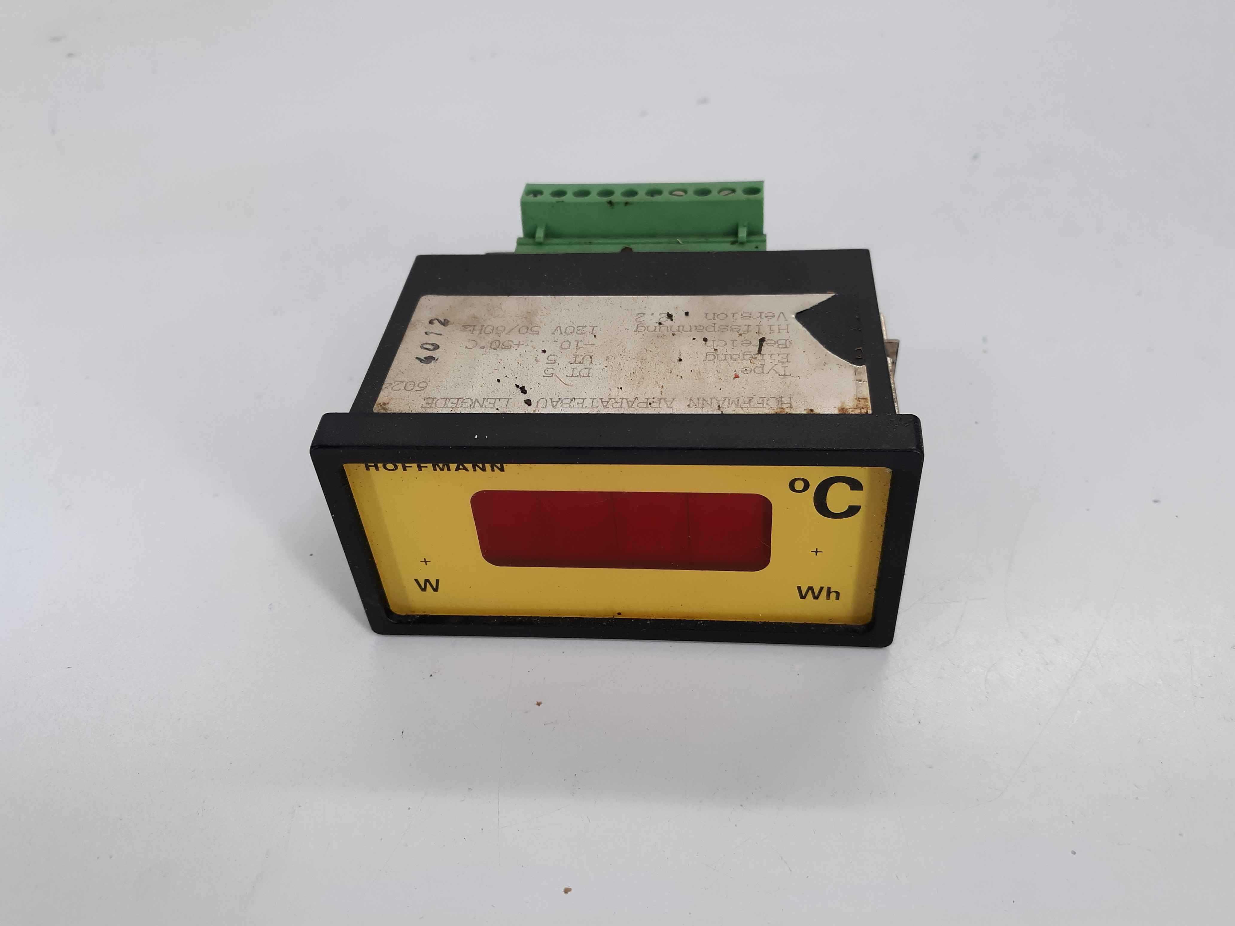 Hoffman TYPE DT5 Apparatebau Lengende Temperature Module 120V