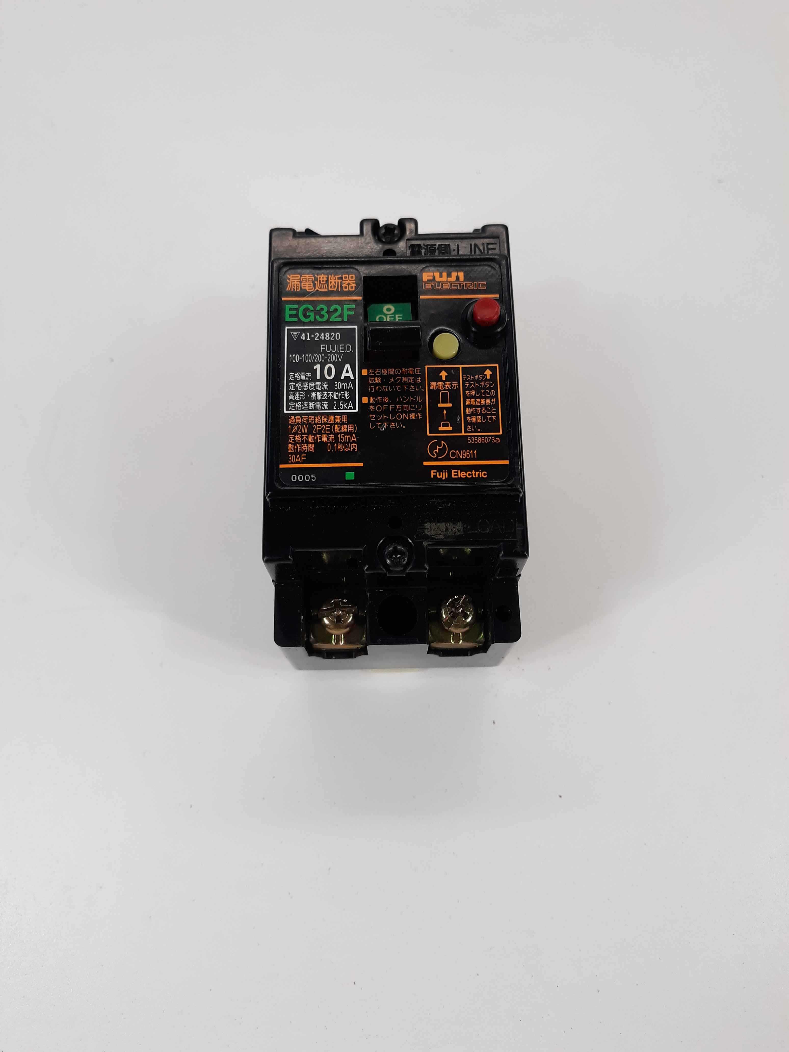 FUJI Electric EG32F Circuit Breaker, 10A, 2-Pole