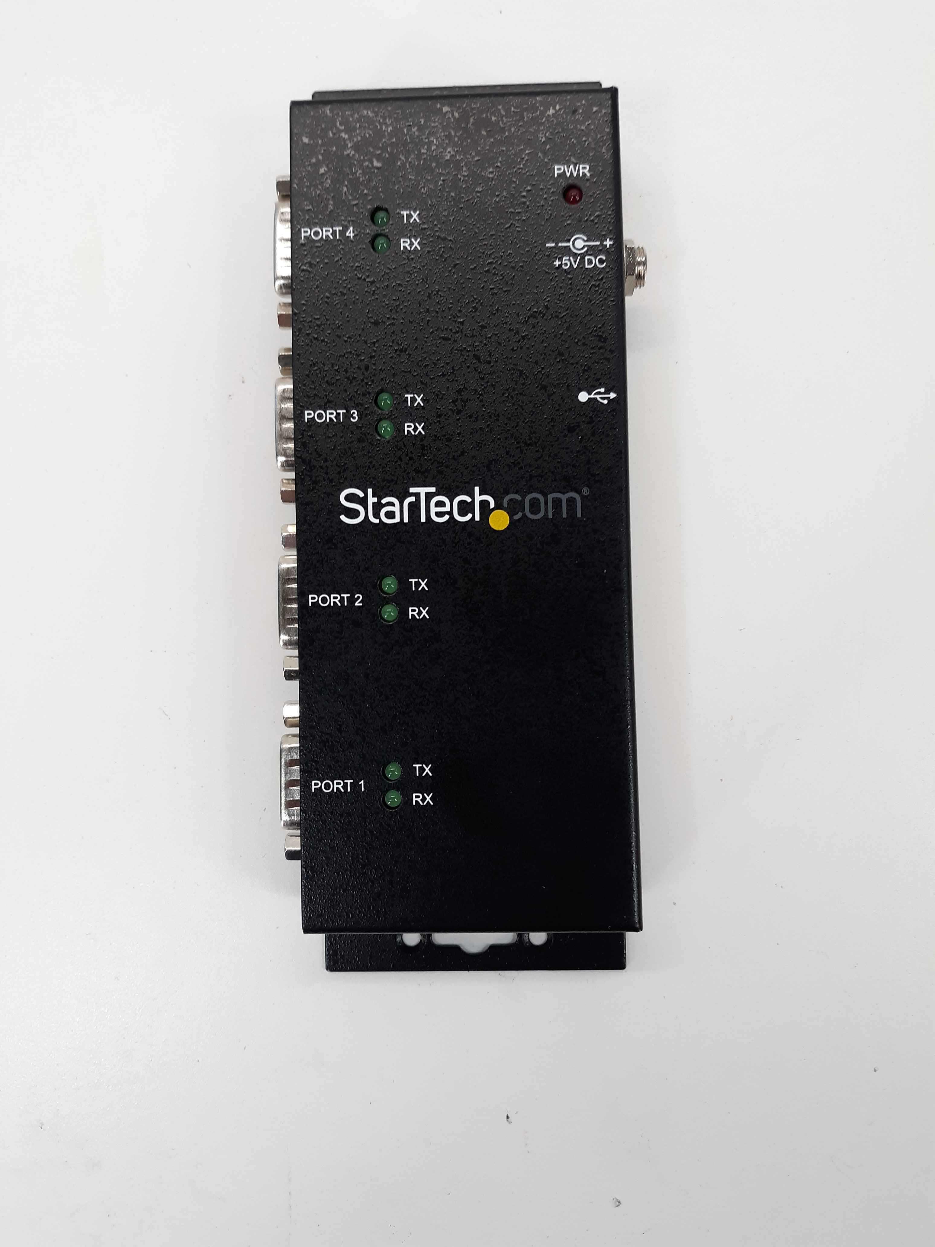 StarTechcom 4 Port DB9 RS232 Serial Adapter Hub