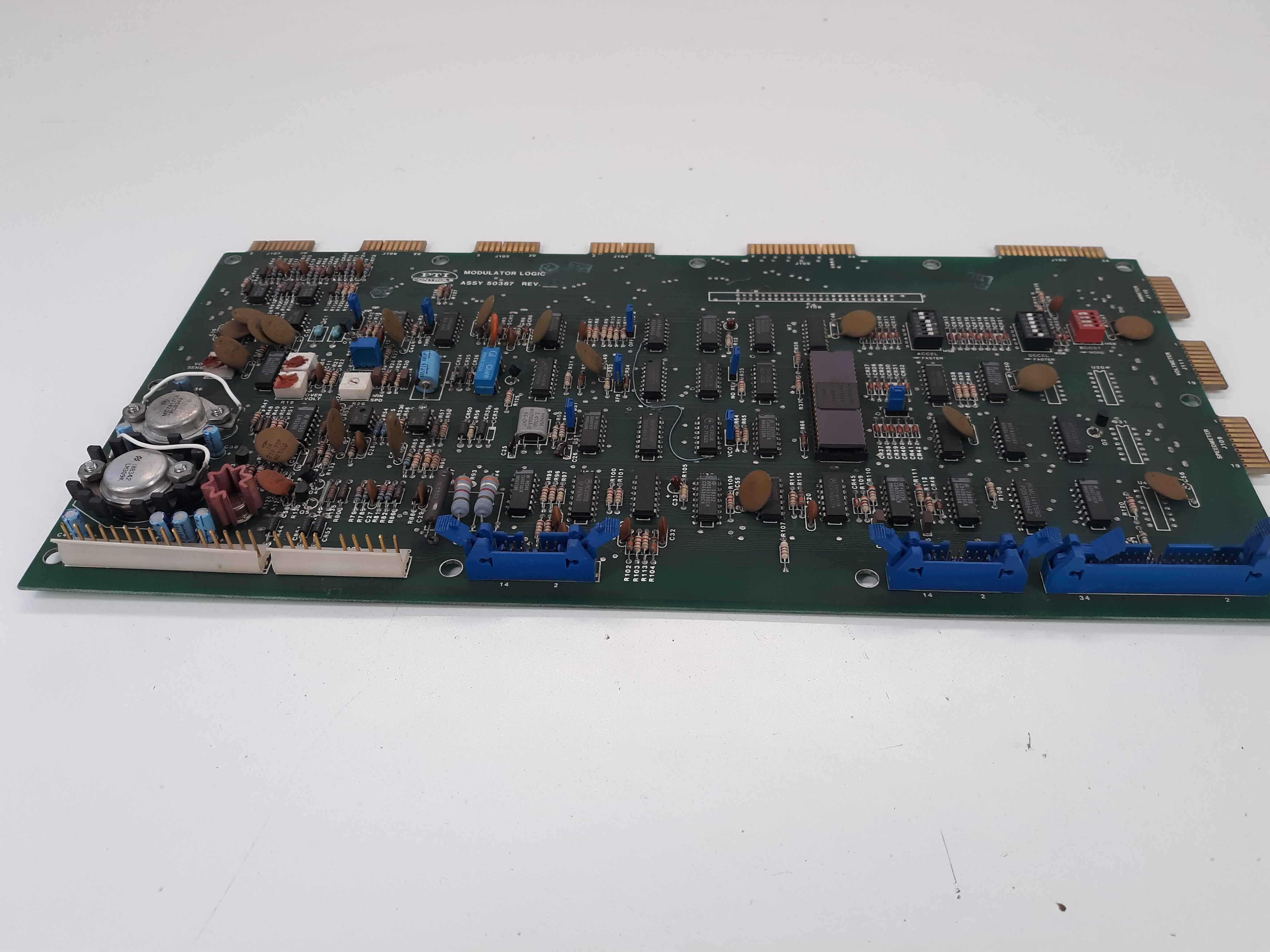 PTI Controls 50387 REV.E Modulator Logic Control Board