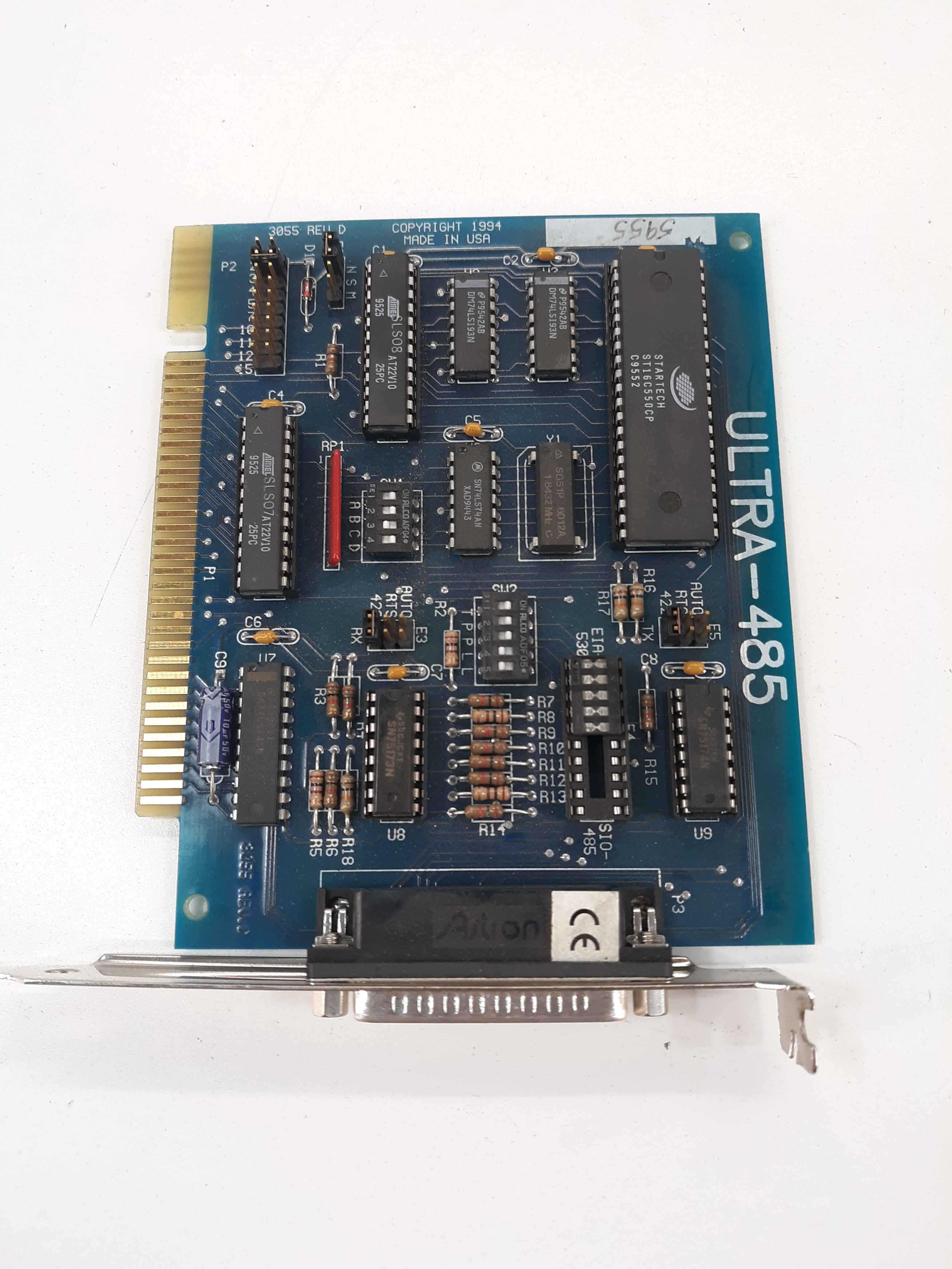 Astron ULTRA-485 3055 REV.D Serial Card PC Interface w/ Rusts IC050C