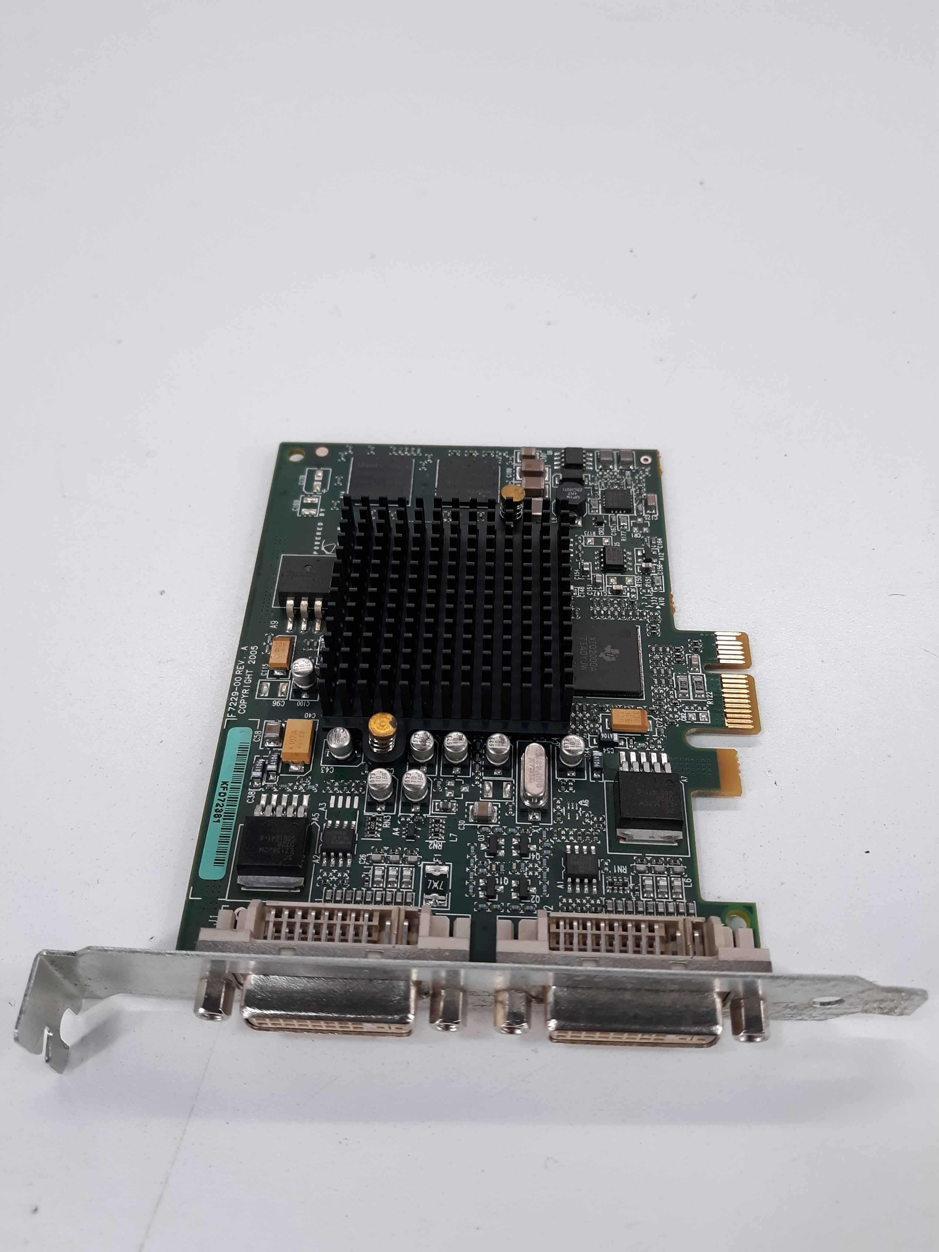 Matrox F229-00 REV.A , KFD72381 Dual Port DVI Video Card