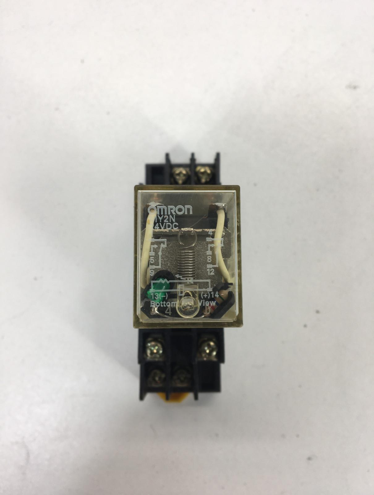 Omron MY2N Relay 250VAC 24VDC Coil 5Amp with Socket Base