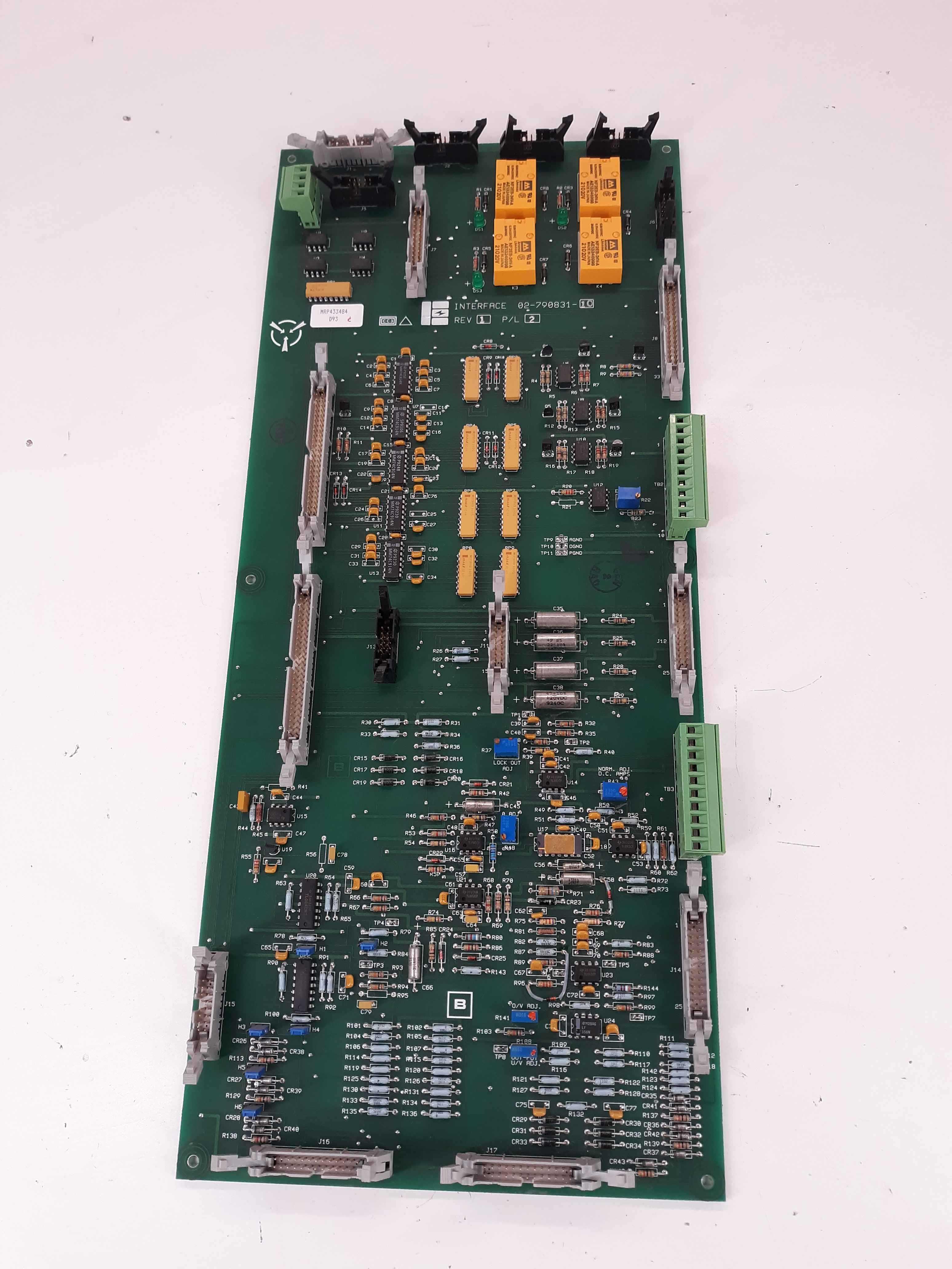 Liebert Emerson 02-790831-10 rev.C Interface Circuit Board