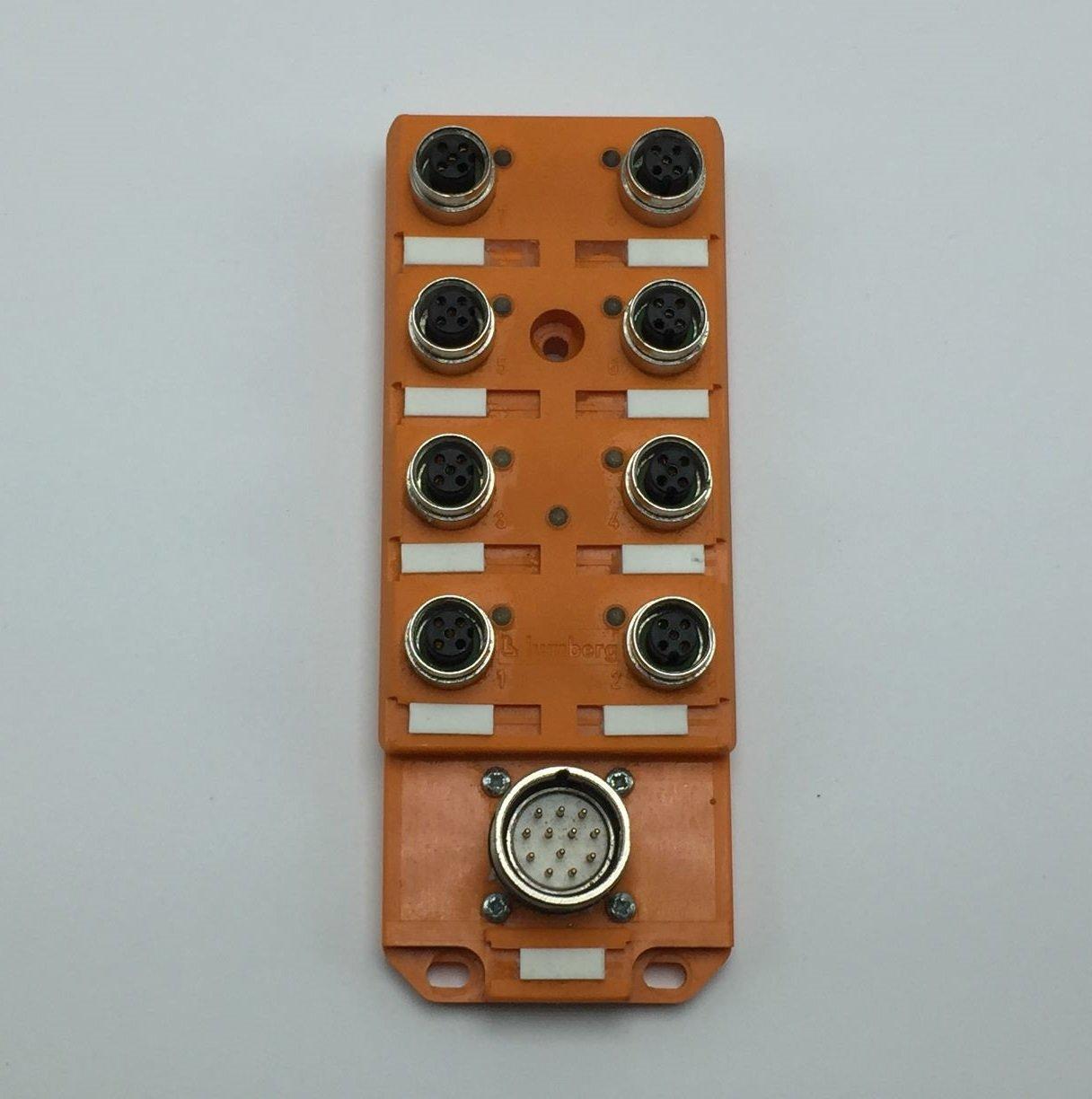 Lumberg ASBS8/LED-5/4 M12 Actuator/Sensor Distribution Box