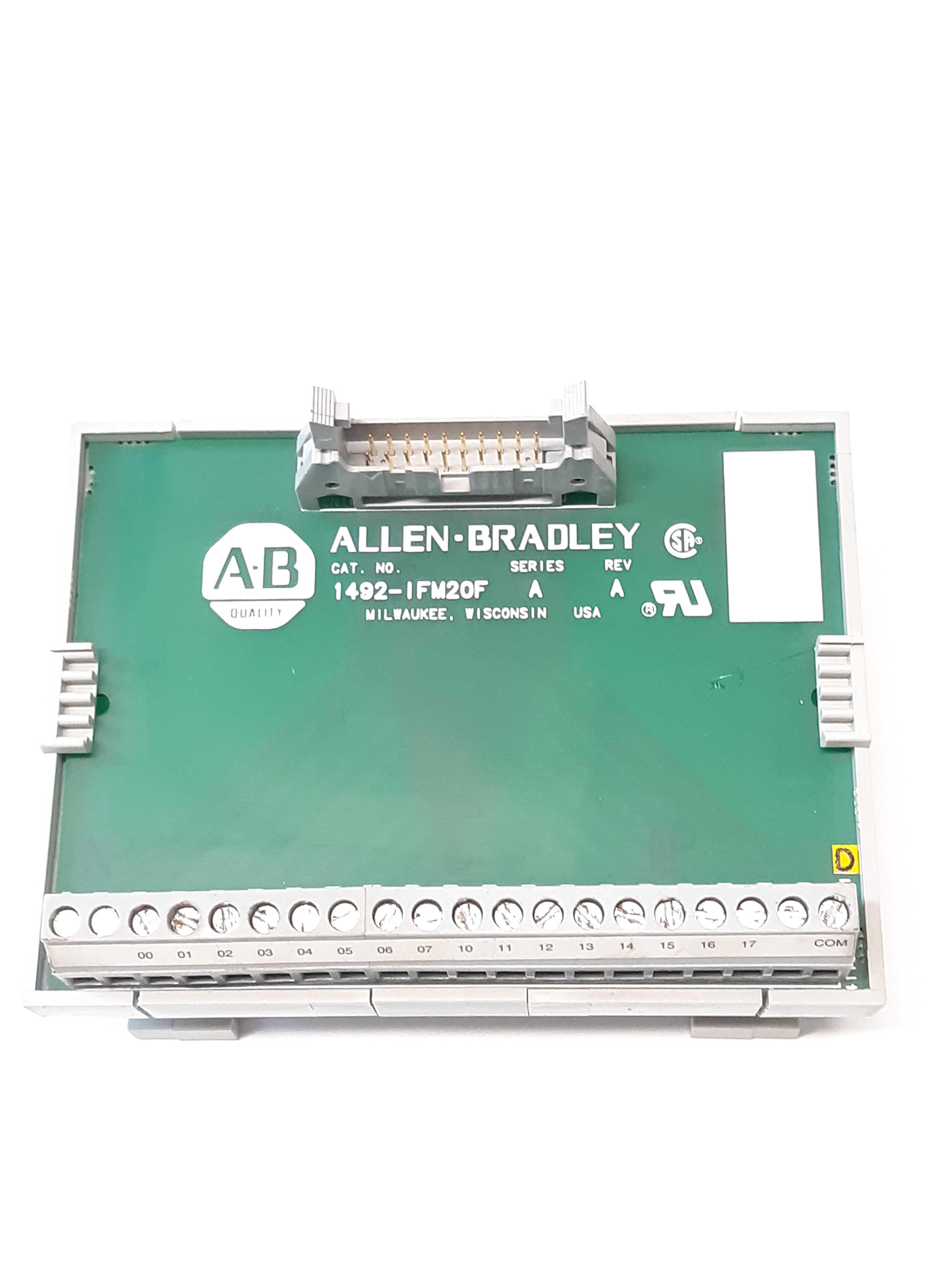 Allen Bradley 1492-IFM20F SERIES A REV. A Terminal Interface Module