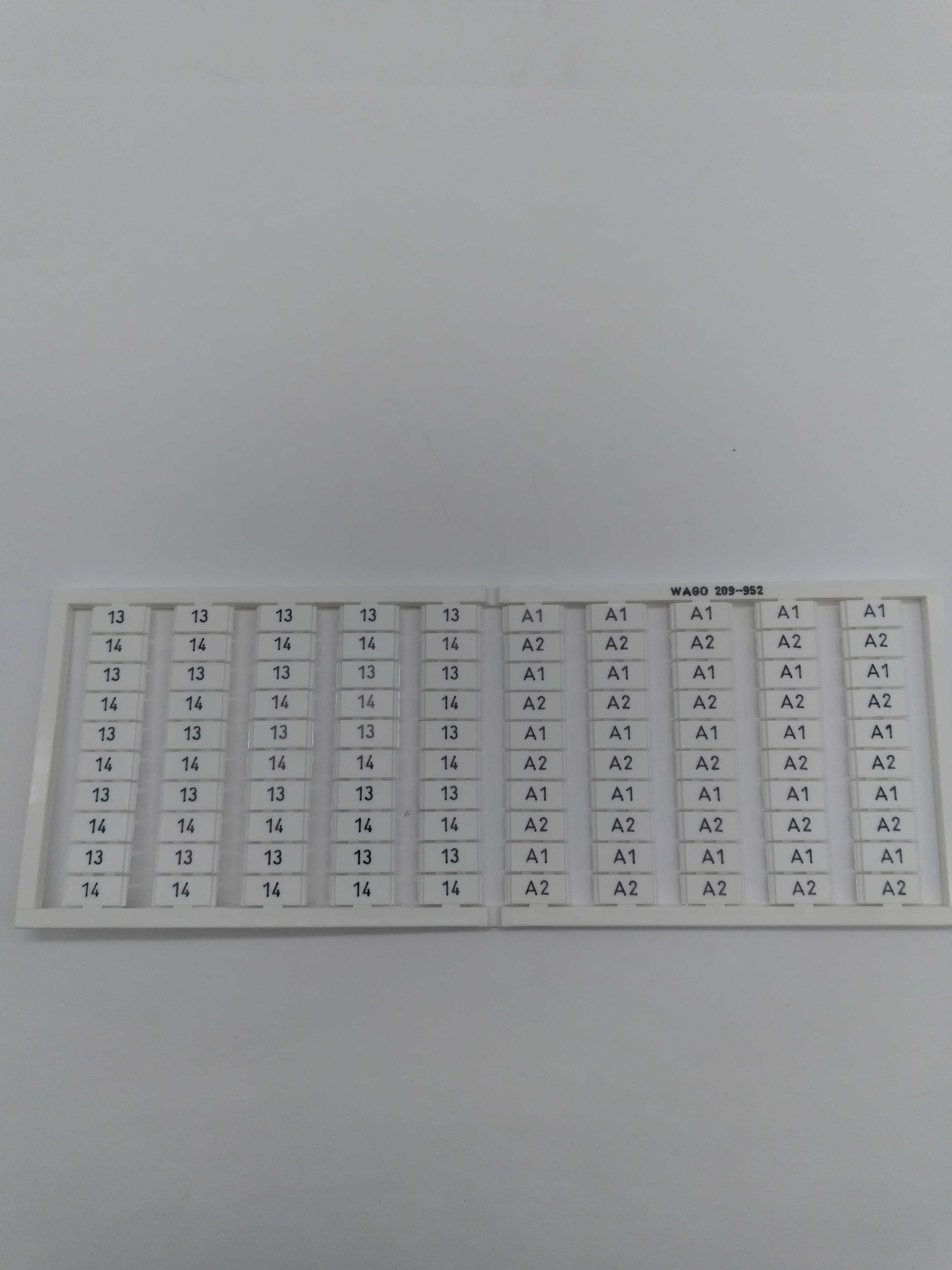 NEW Wago 209-952 Terminal Block Marking Card