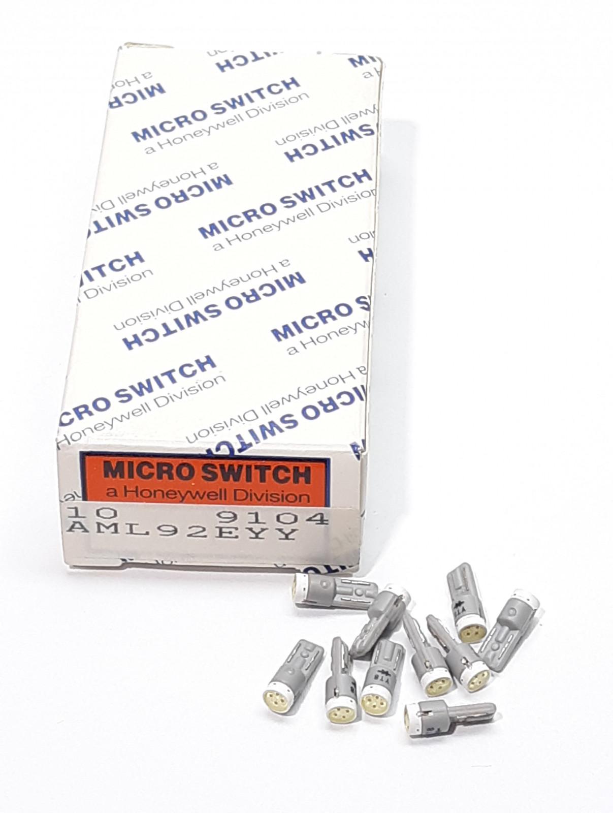 Micro Switch AML92EYY Light Emitting Diode Connectors Box of 10