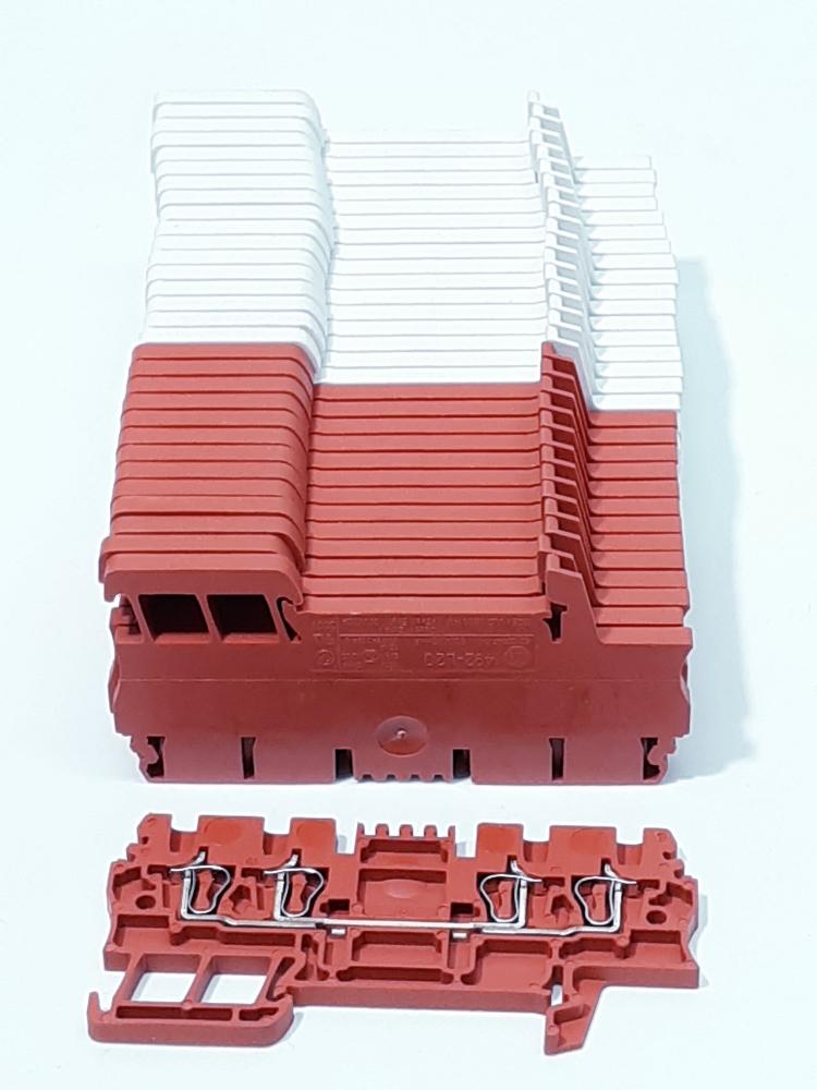 Allen-Bradley 1492-L2Q-W 4 Port Terminal Block 1.5mm 26-16 AWG Lot of 31