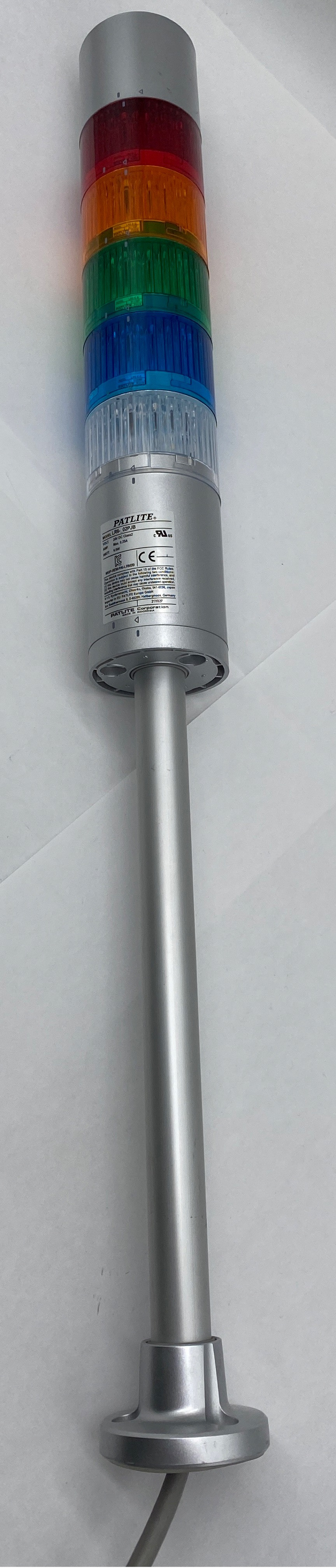 Patlite LR6-02PJB Signal Tower Light, 6.6W