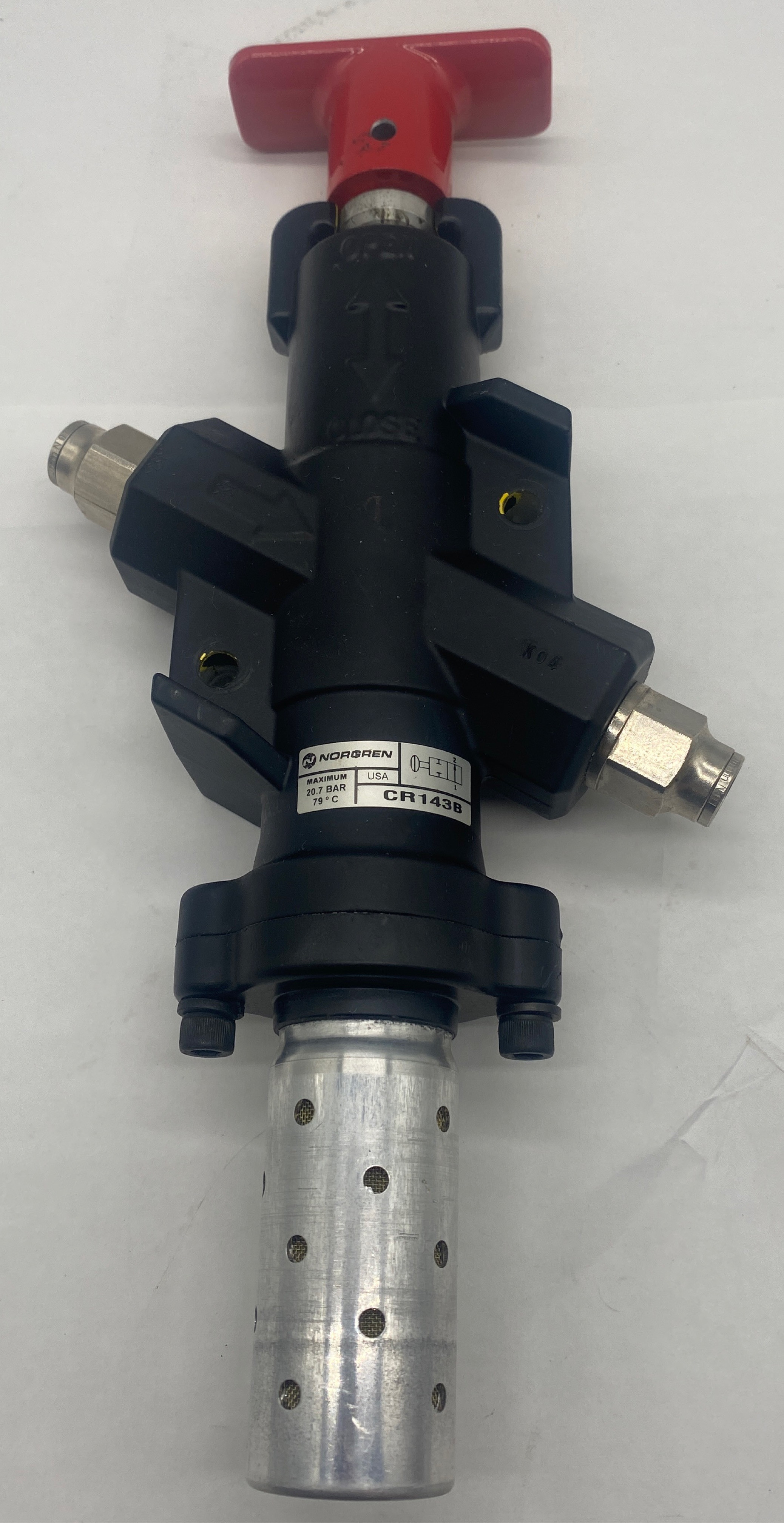 Norgren CR143B Pneumatic T-Lockout Pressure Valve