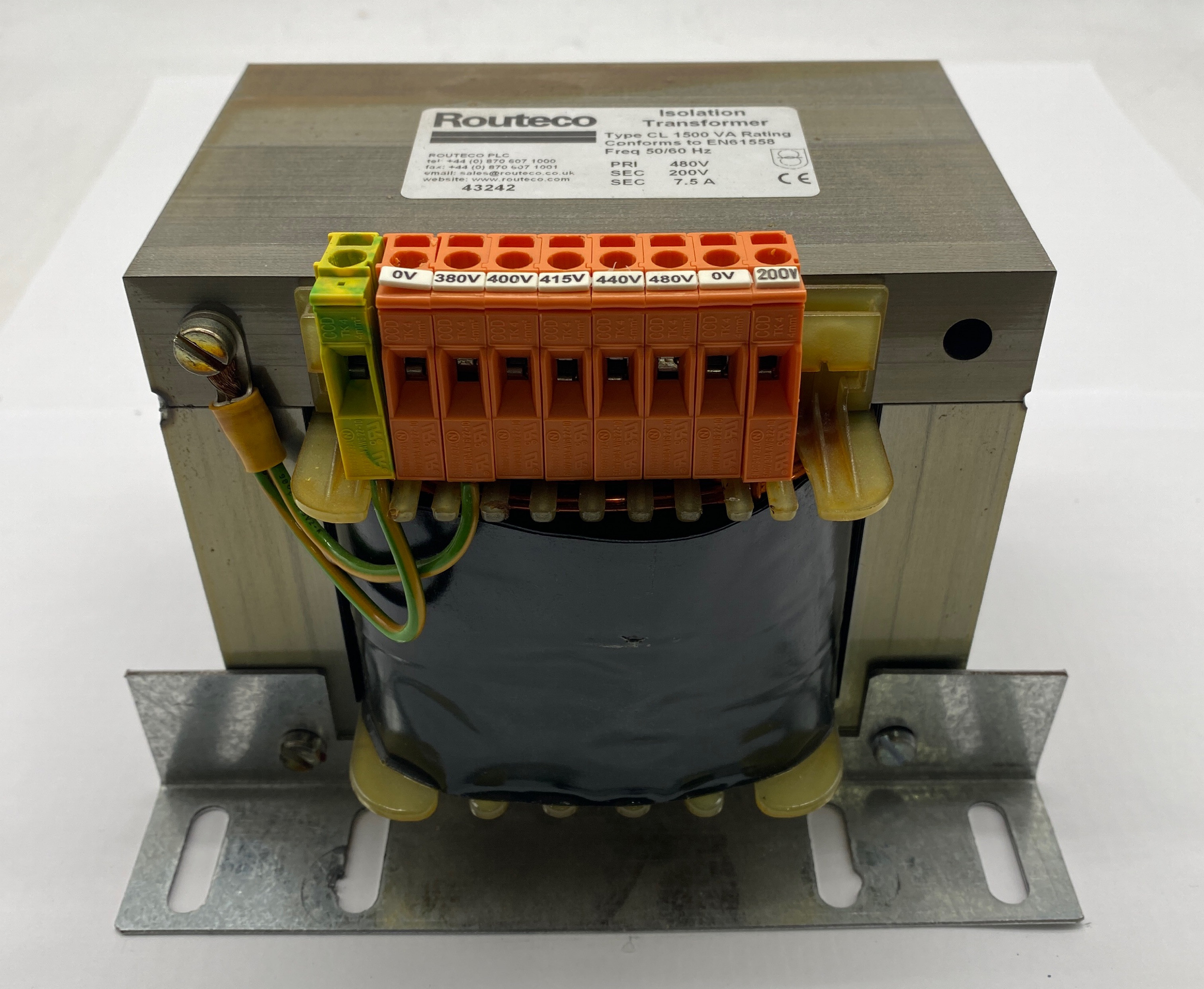 Routeco EN61558 Transformer 1.5kVA