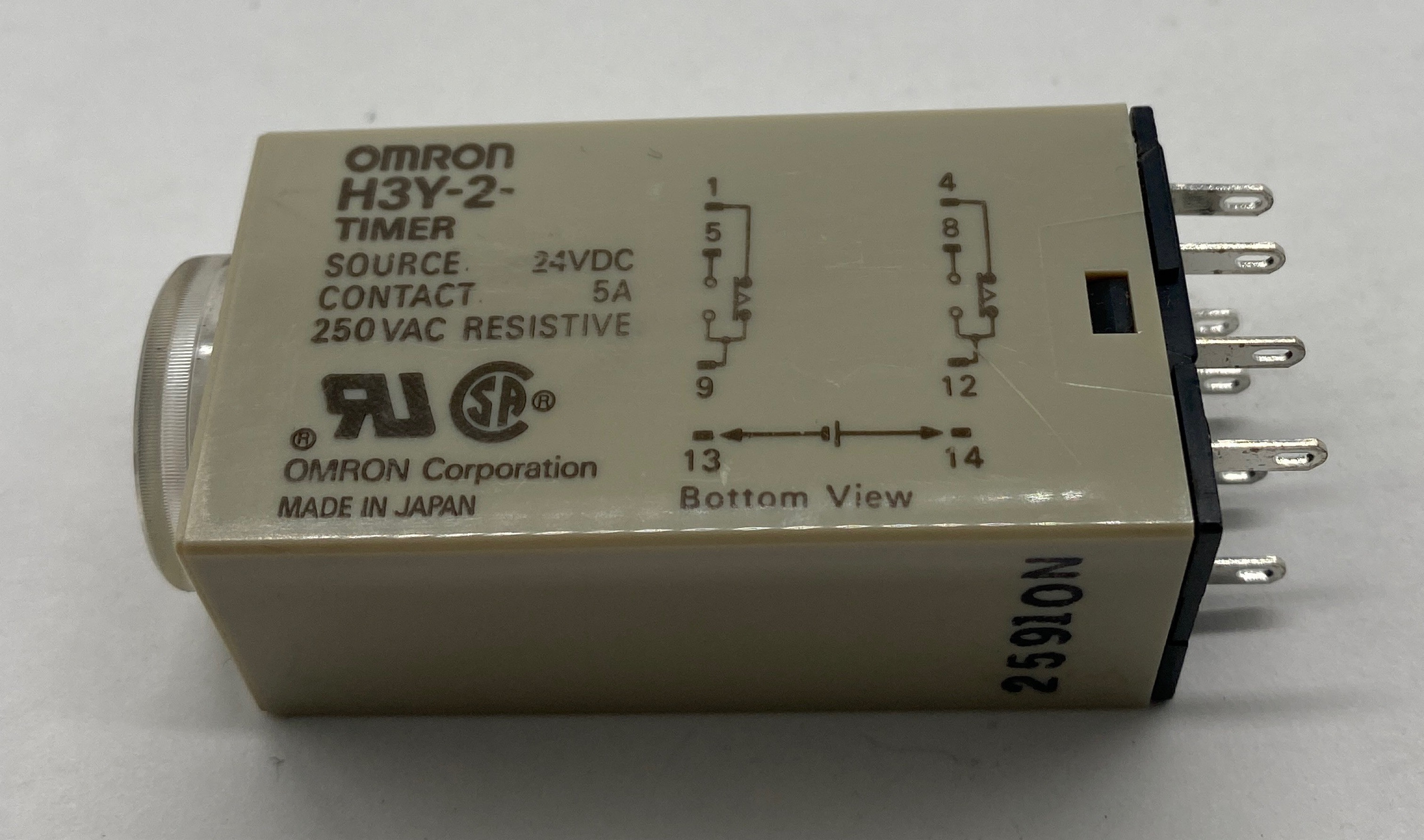Omron H3Y-2 Timer 250VAC 24VDC 5Amp