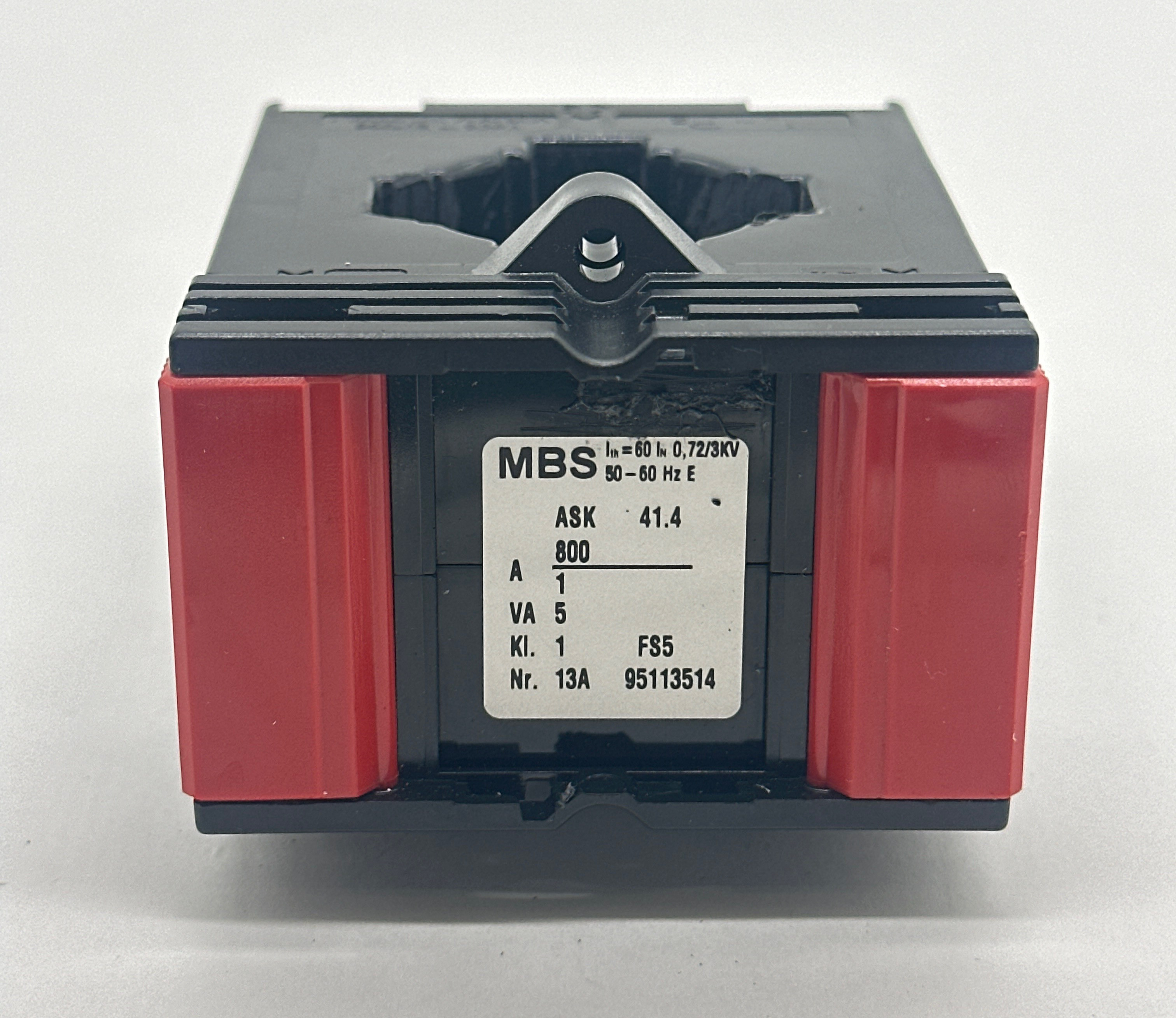 Nortronics ASK 41.4 MBS Transducer Current Transformer 800/1A