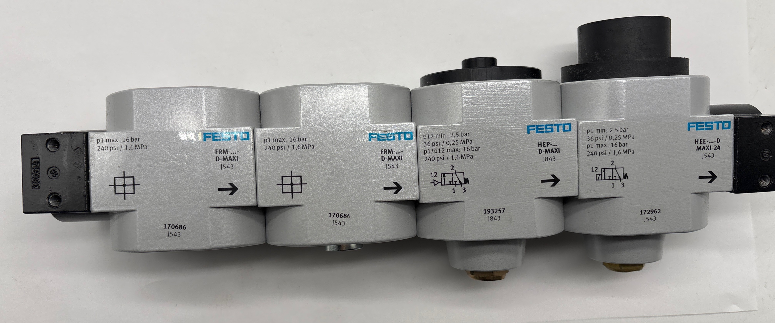 Festo FRM / HEP/ HEE-D-MAXI Pneumatic Branching Distribution Block