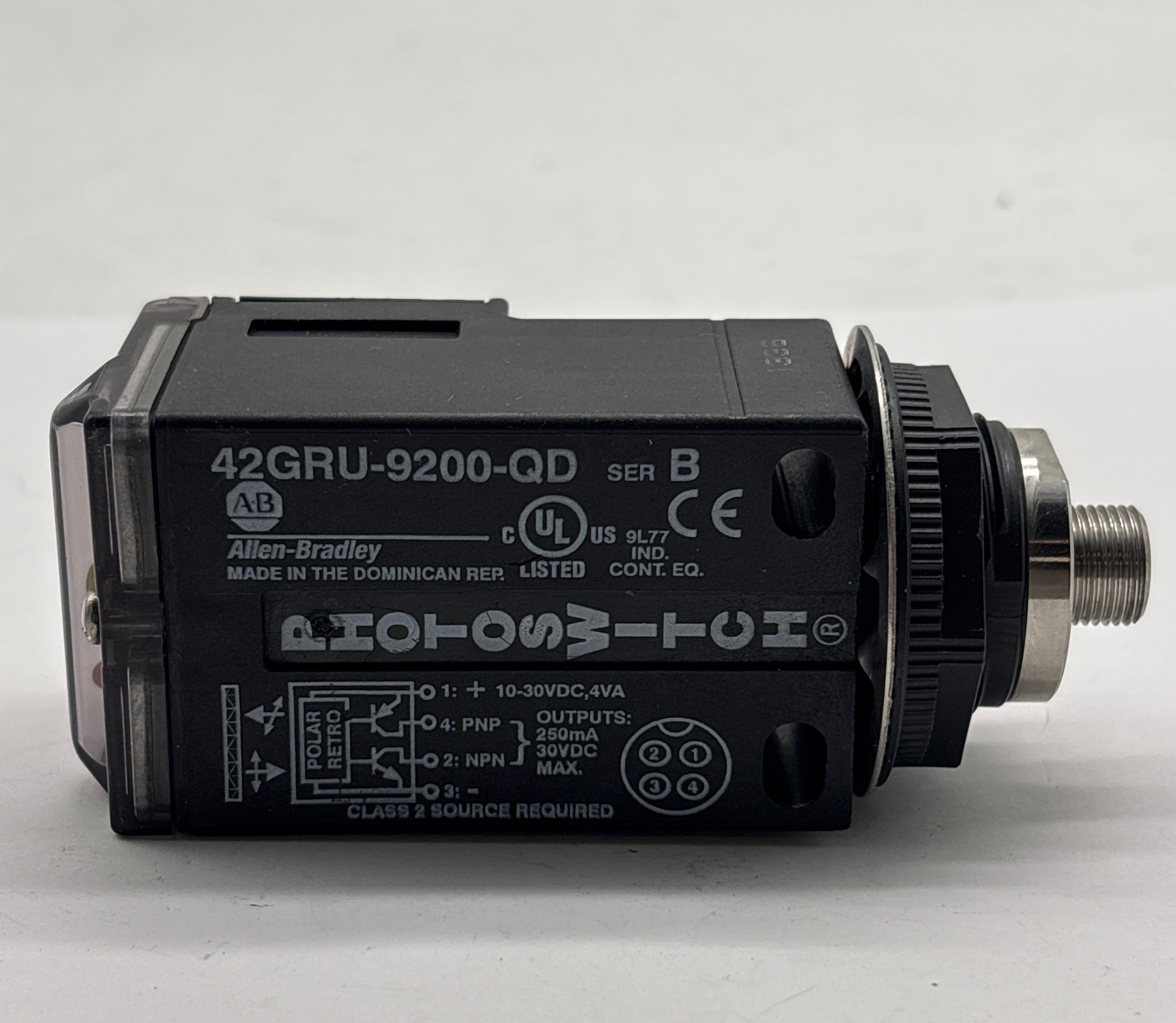 Allen-Bradley 42GRU-9200-QD SER.B Photoelectric Sensor