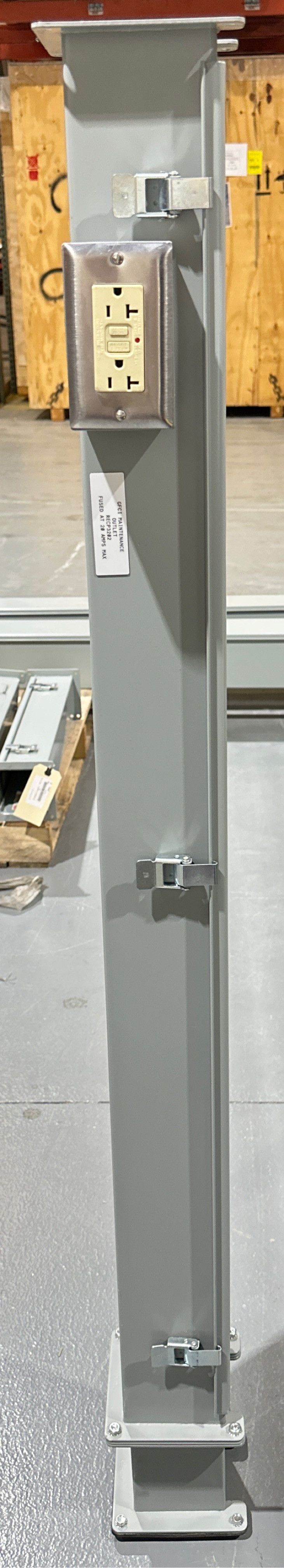 Hoffman F44L48 Lay-in Wireway Straight Section 4X4X48" Length