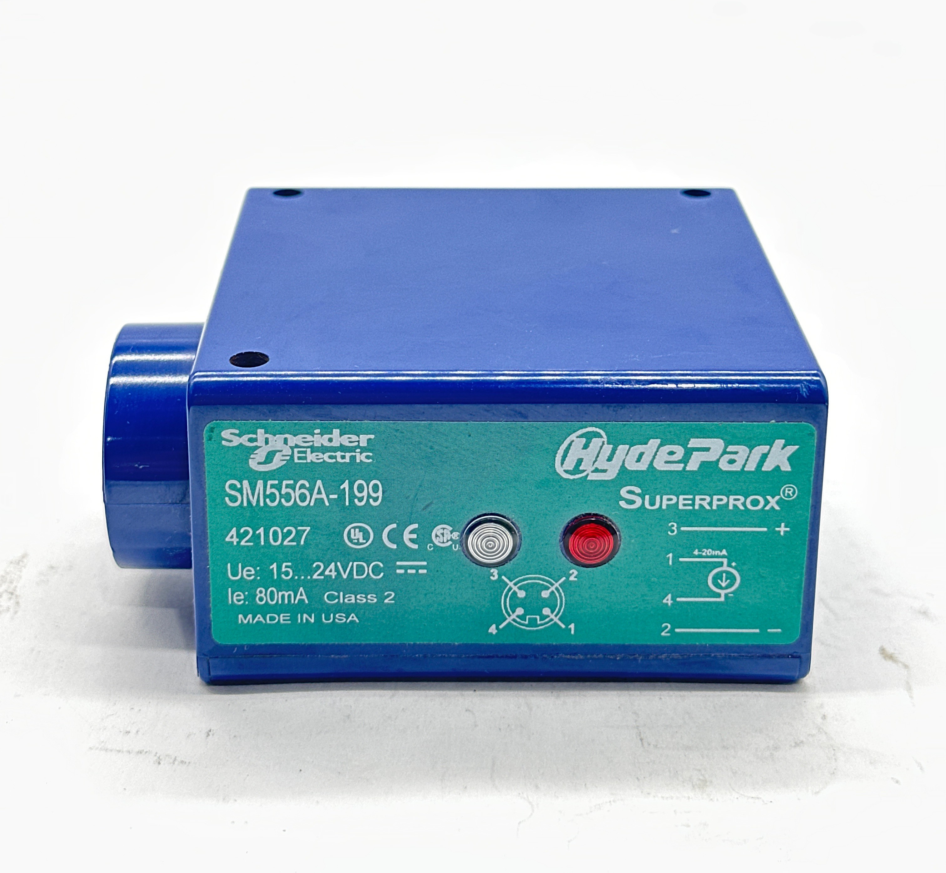 Hyde Park SM556A-199 Superprox® Ultrasonic Analog Sensor