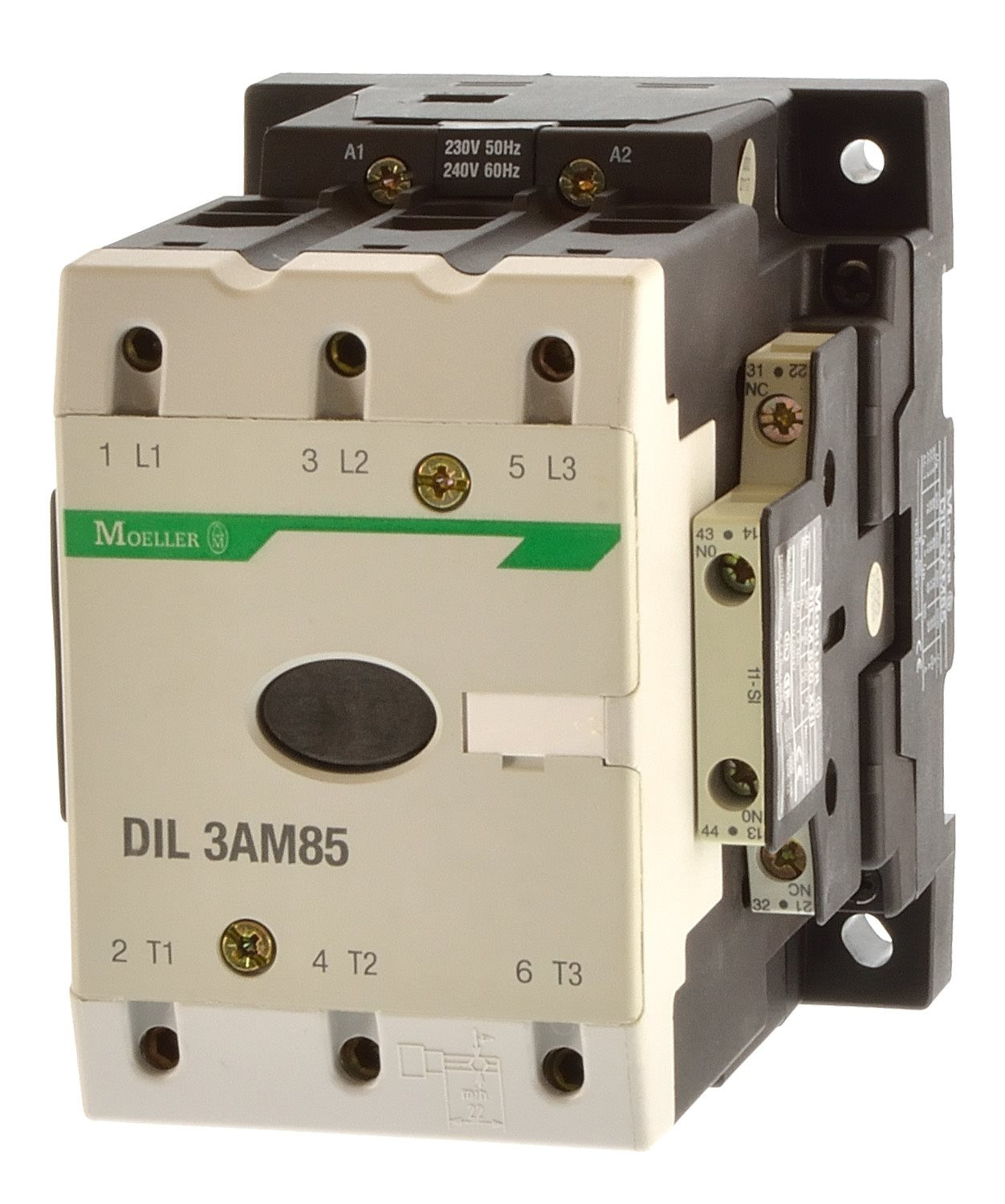 Moeller DIL3AM85/22 Contactor, 600VAC 100A Max - IN GERMANY