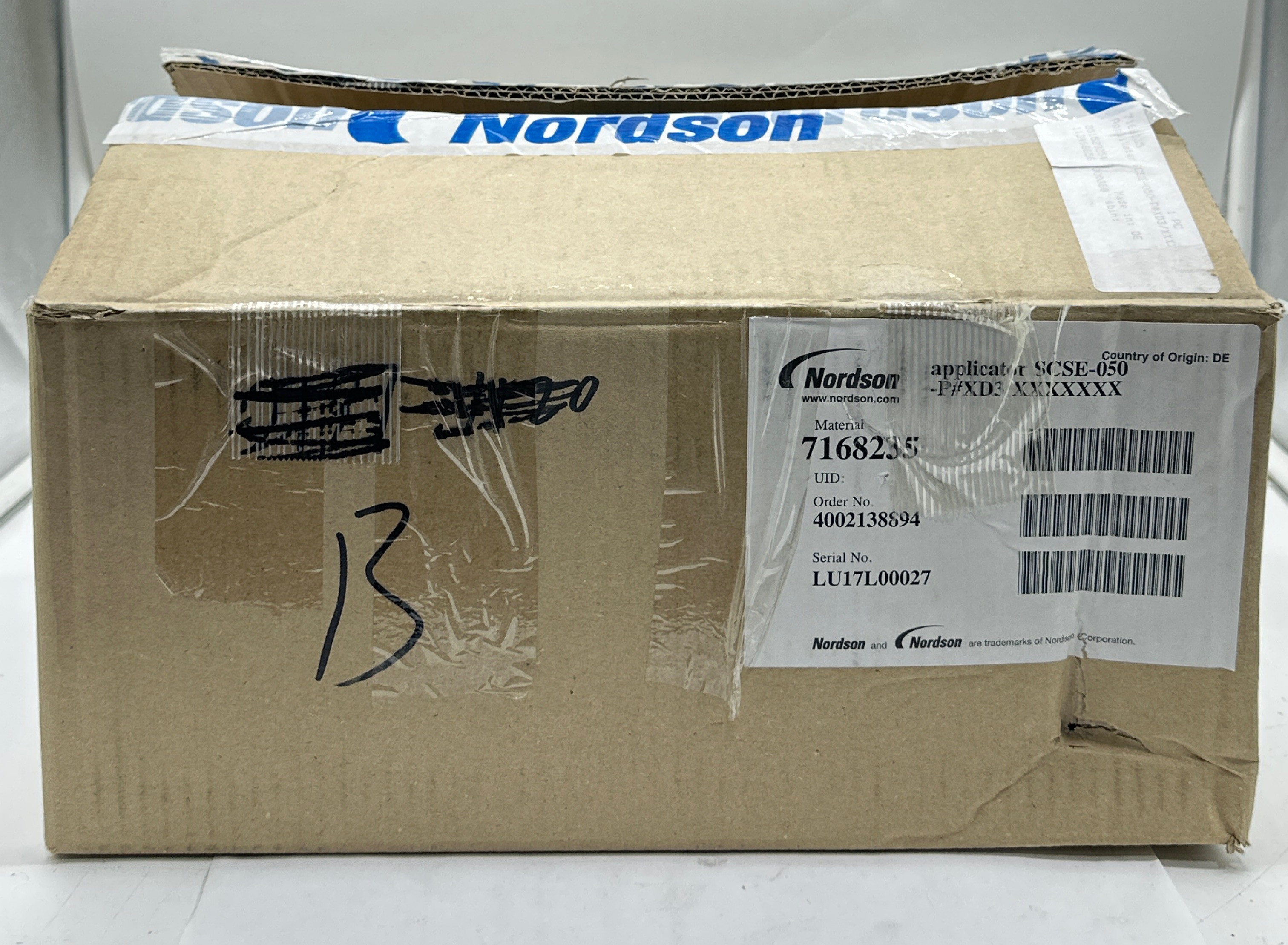 Nordson 7168235 Hot Melt System Speed-Coat® Applicator SCSE-050-P
