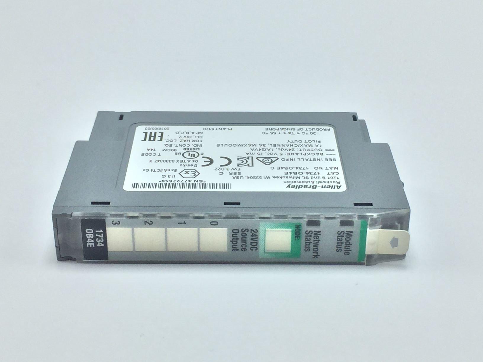 1734-OB4E TESTED I/O POINT DIGITAL OUTPUT MODULE SER. C