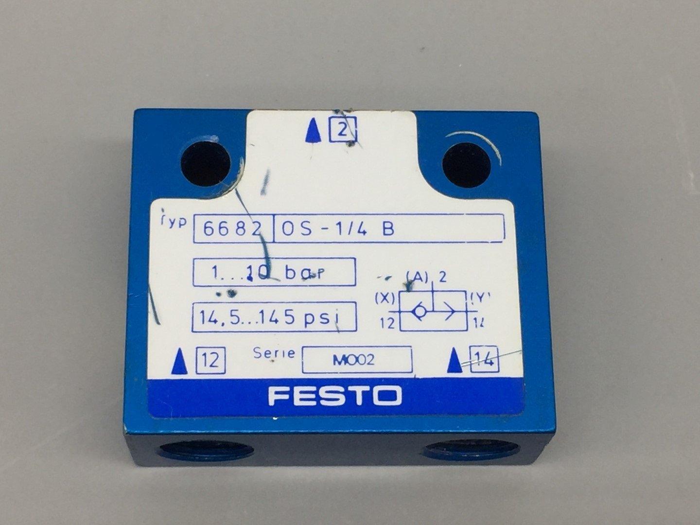 FESTO OS-1/4-B PNEUMATIC VALVE BLOCK