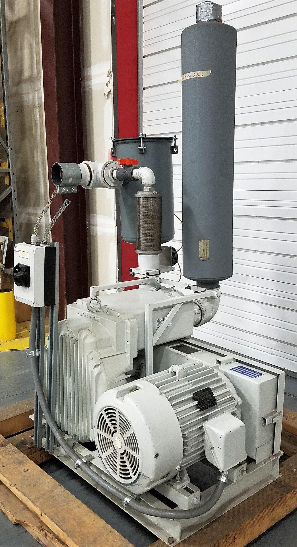 Ametek EN909RDL Regenerative Blower, Silencer, Filter Housing W/20HP Motor