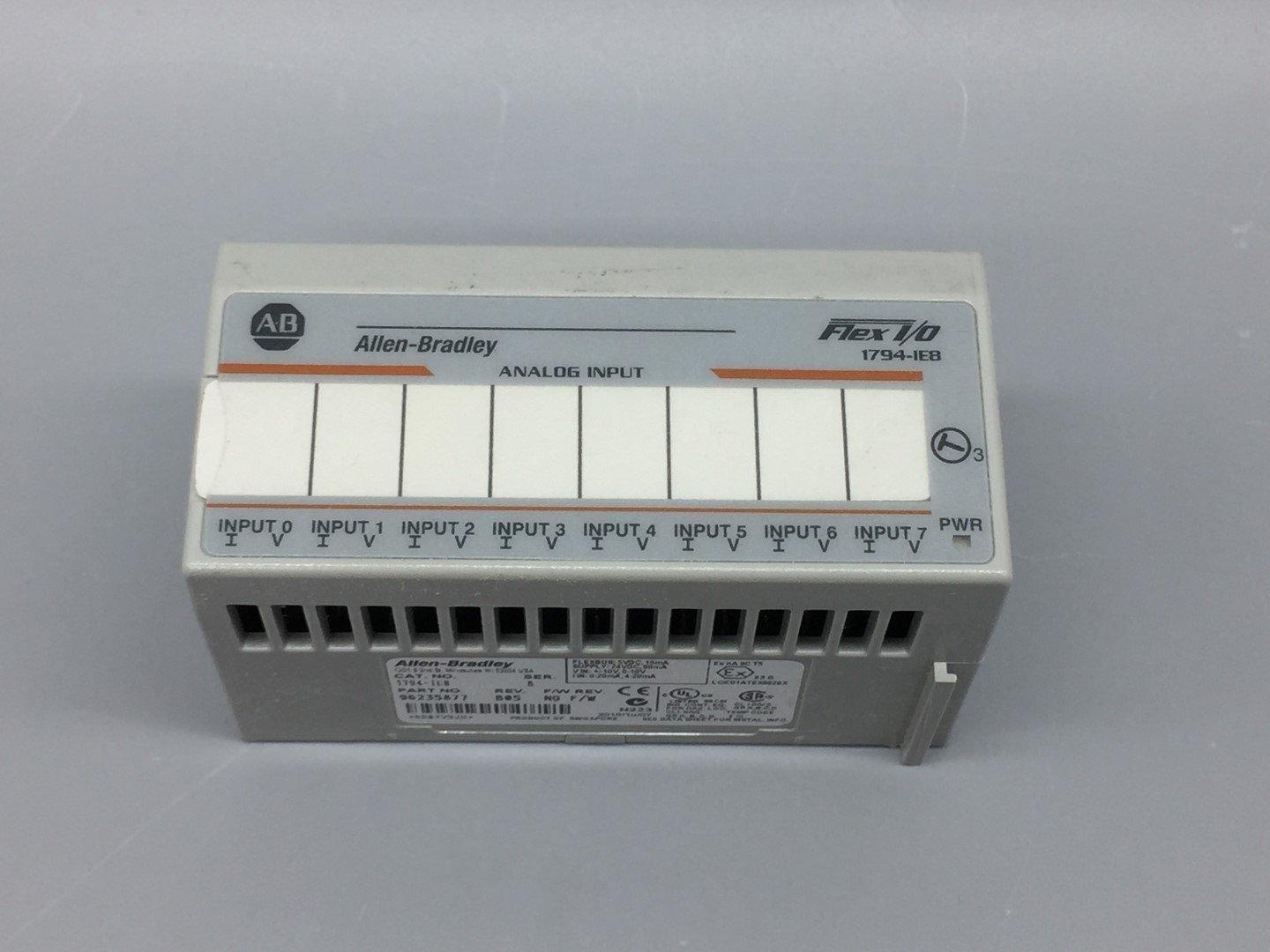 ALLEN BRADLEY 1794-IE8 FLEX I/O ANALOG INPUT MODULE 24VDC, SERIES B
